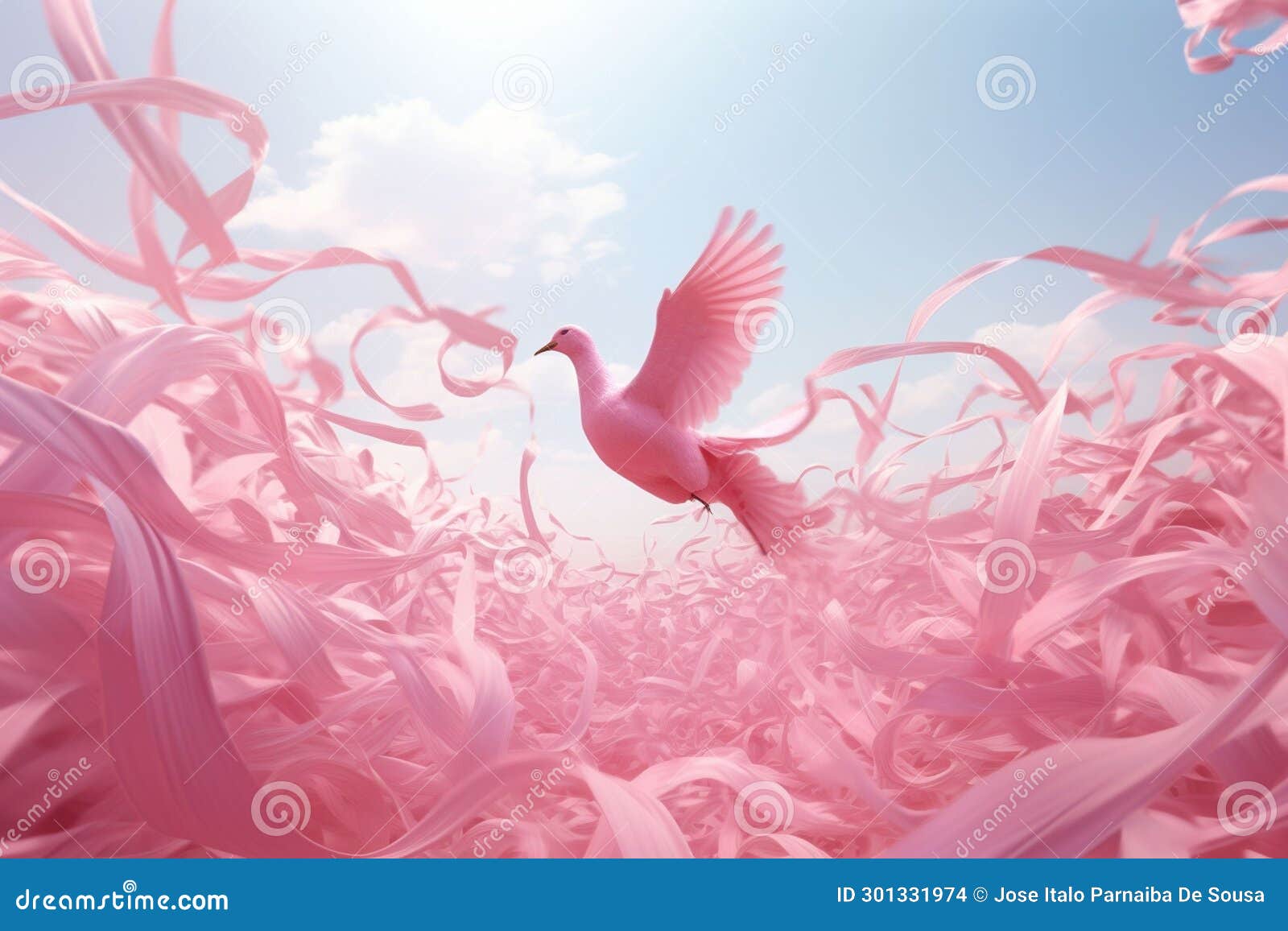 Pink Flight Time Icon Isolated On Blue Background. Minimalism Concept ...
