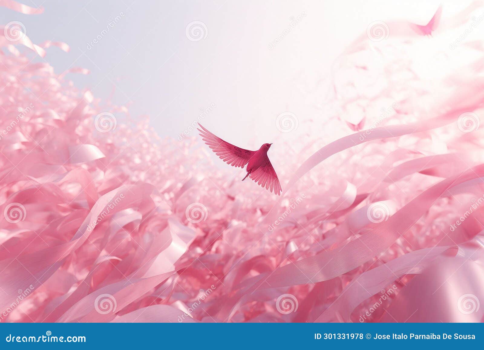 Pink Flight Time Icon Isolated On Blue Background. Minimalism Concept ...