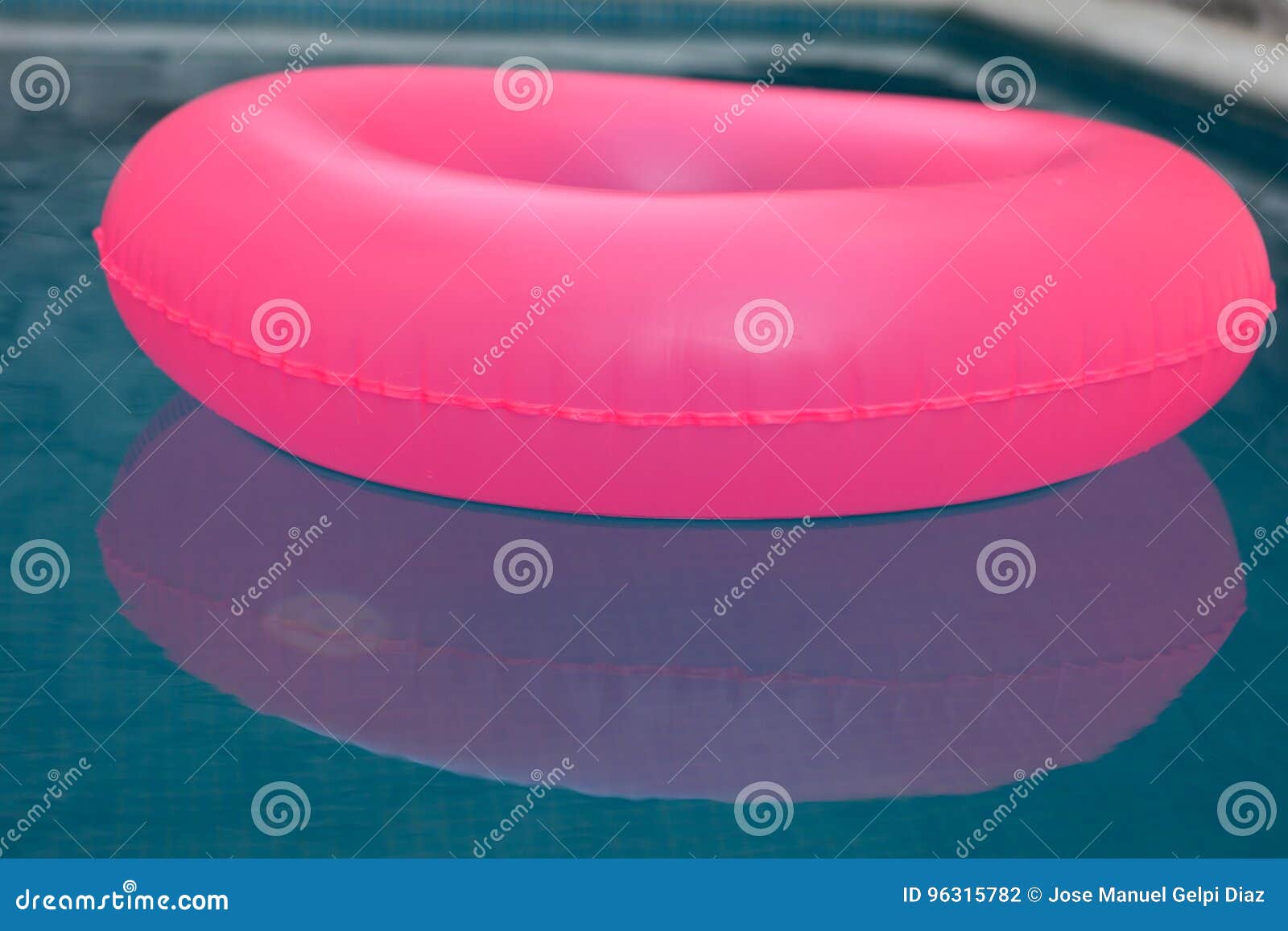 Pink Float In Swimming Pool. Stock Photo | CartoonDealer.com #3187278