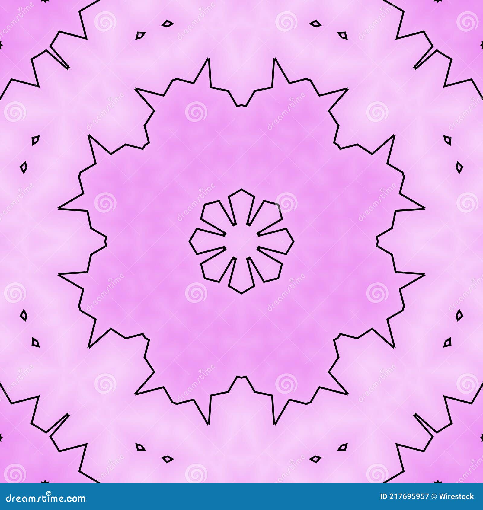 Pink Floral Pattern Design. Stock Illustration - Illustration of floral ...