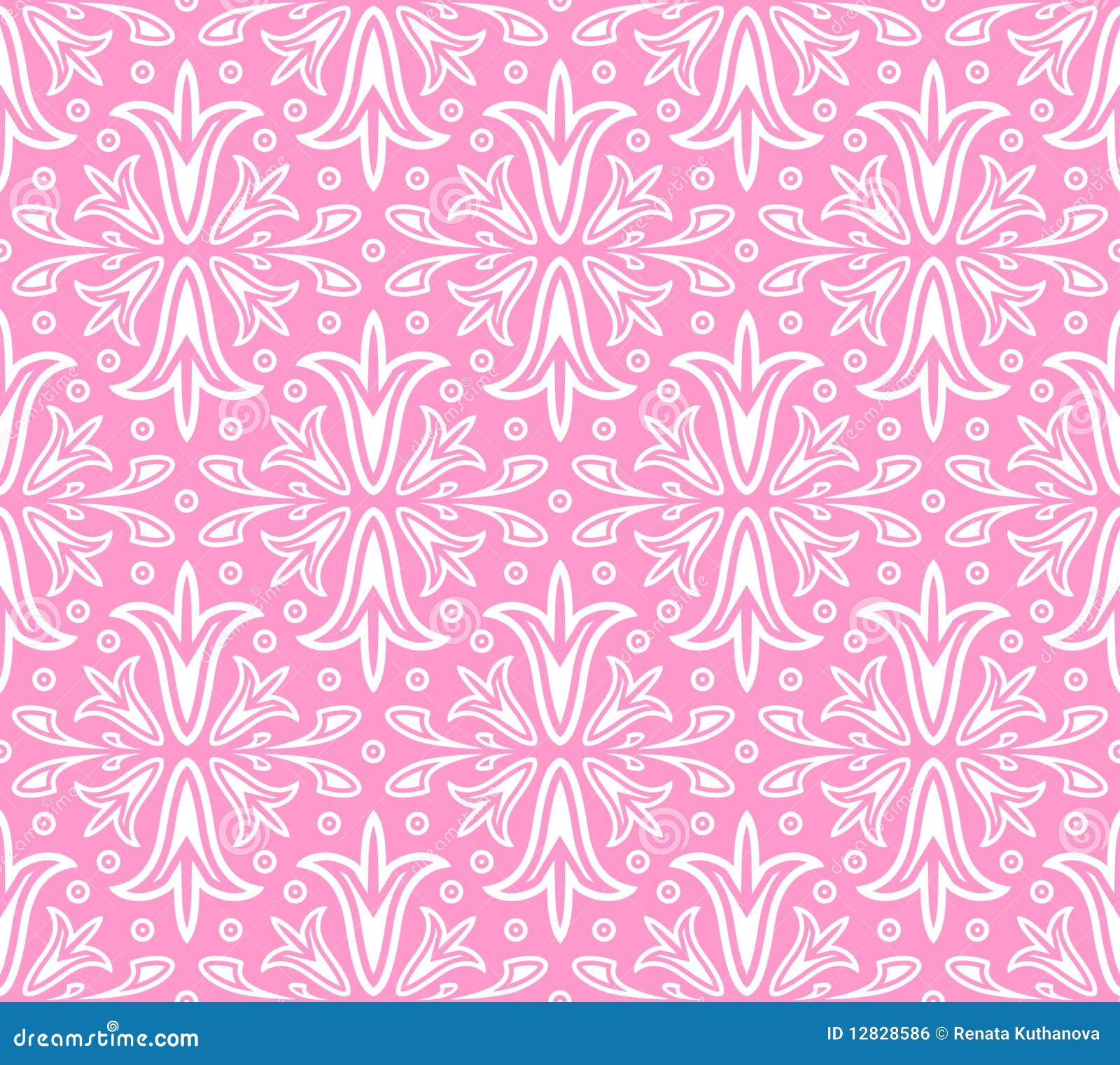 Pink floral texture stock vector. Illustration of floral - 12828586