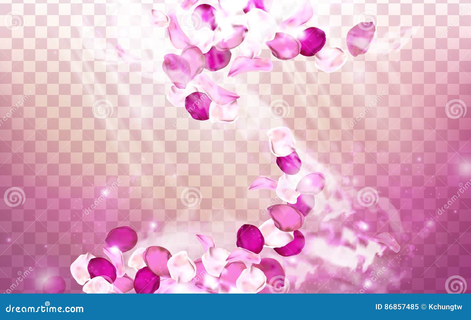 Pink flower aroma stock illustration. Illustration of beautiful - 86857485