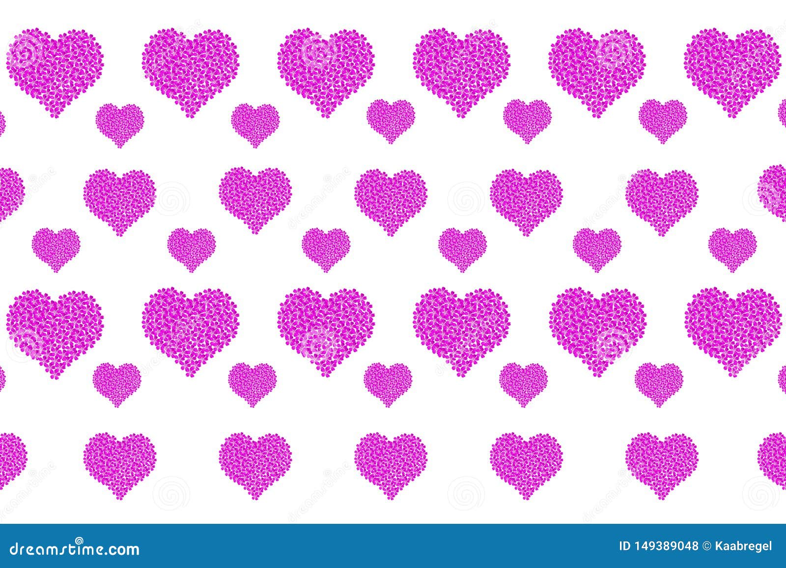 Random Patterns of Hearts on a White Background Stock Photo - Image of ...