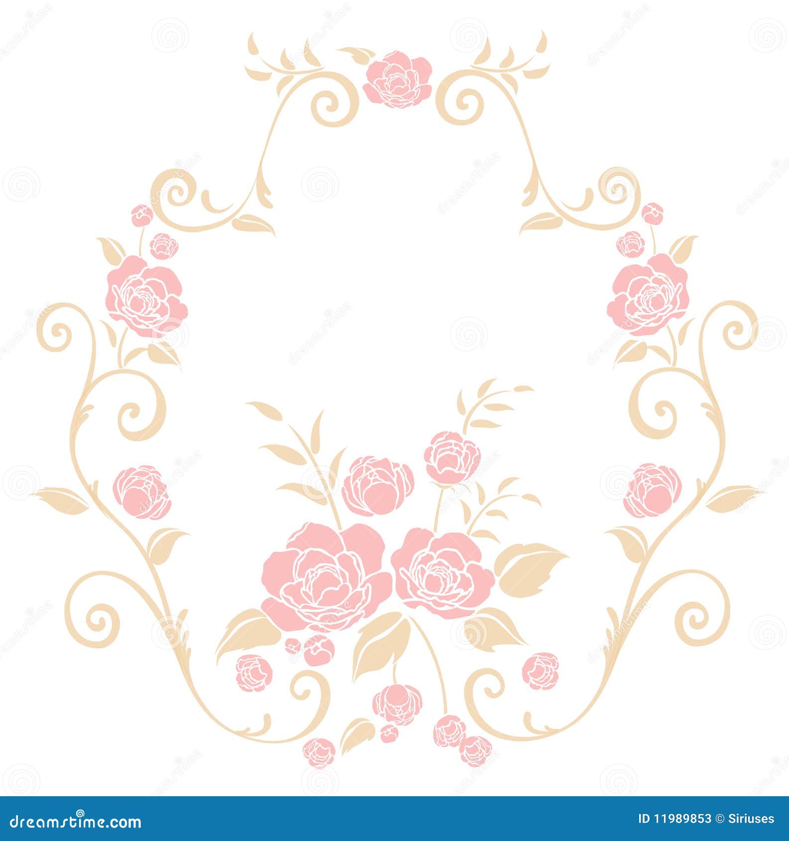 Pink flower pattern stock illustration. Illustration of decoration ...