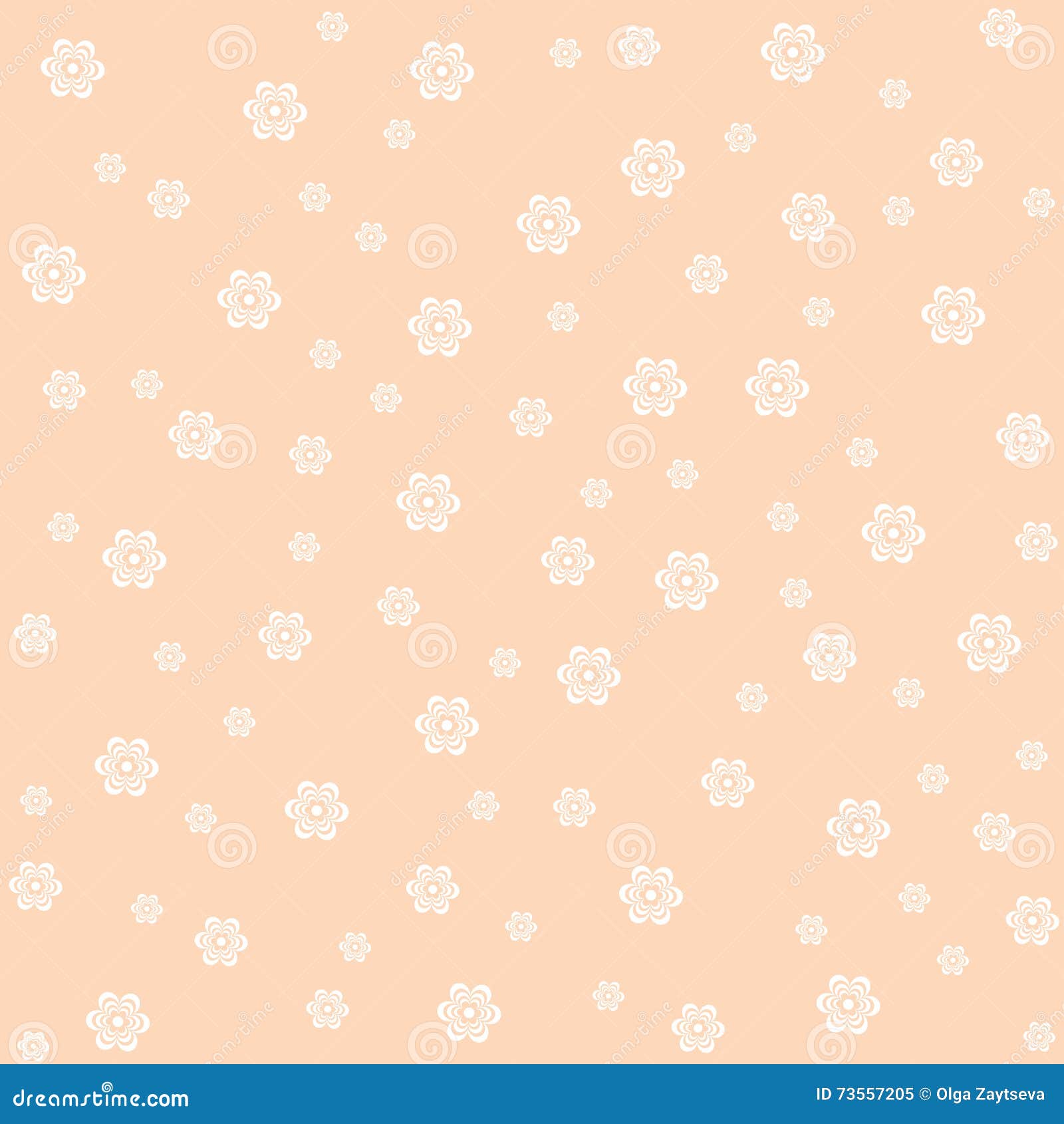 Pink Flower Pattern. Vector Illustration Stock Illustration ...