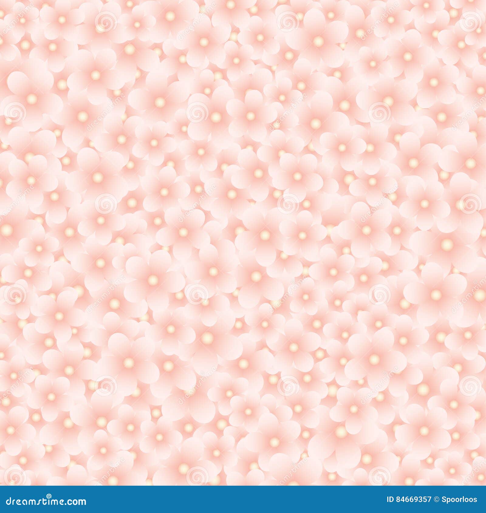 Pink flowers background stock vector. Illustration of pink - 84669357