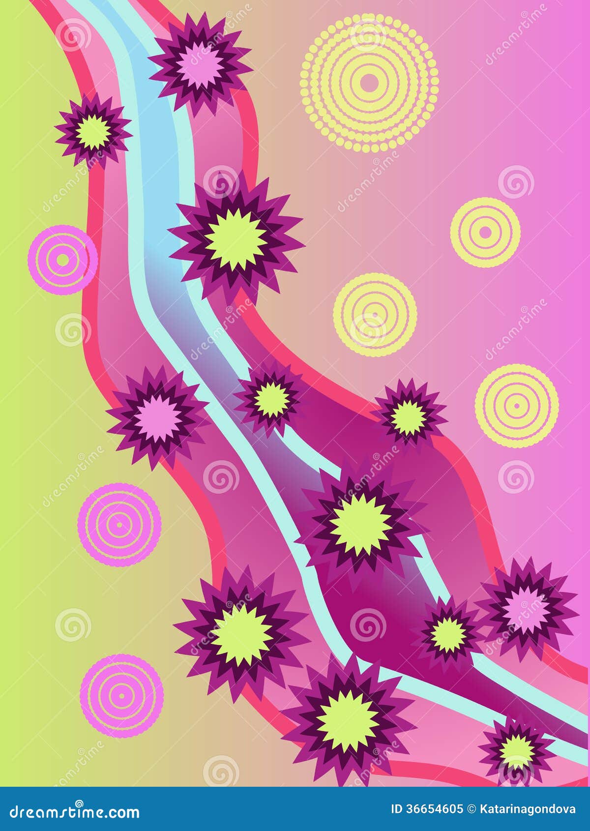 Stream Pink Flowers Stock Illustrations – 118 Stream Pink Flowers Stock ...