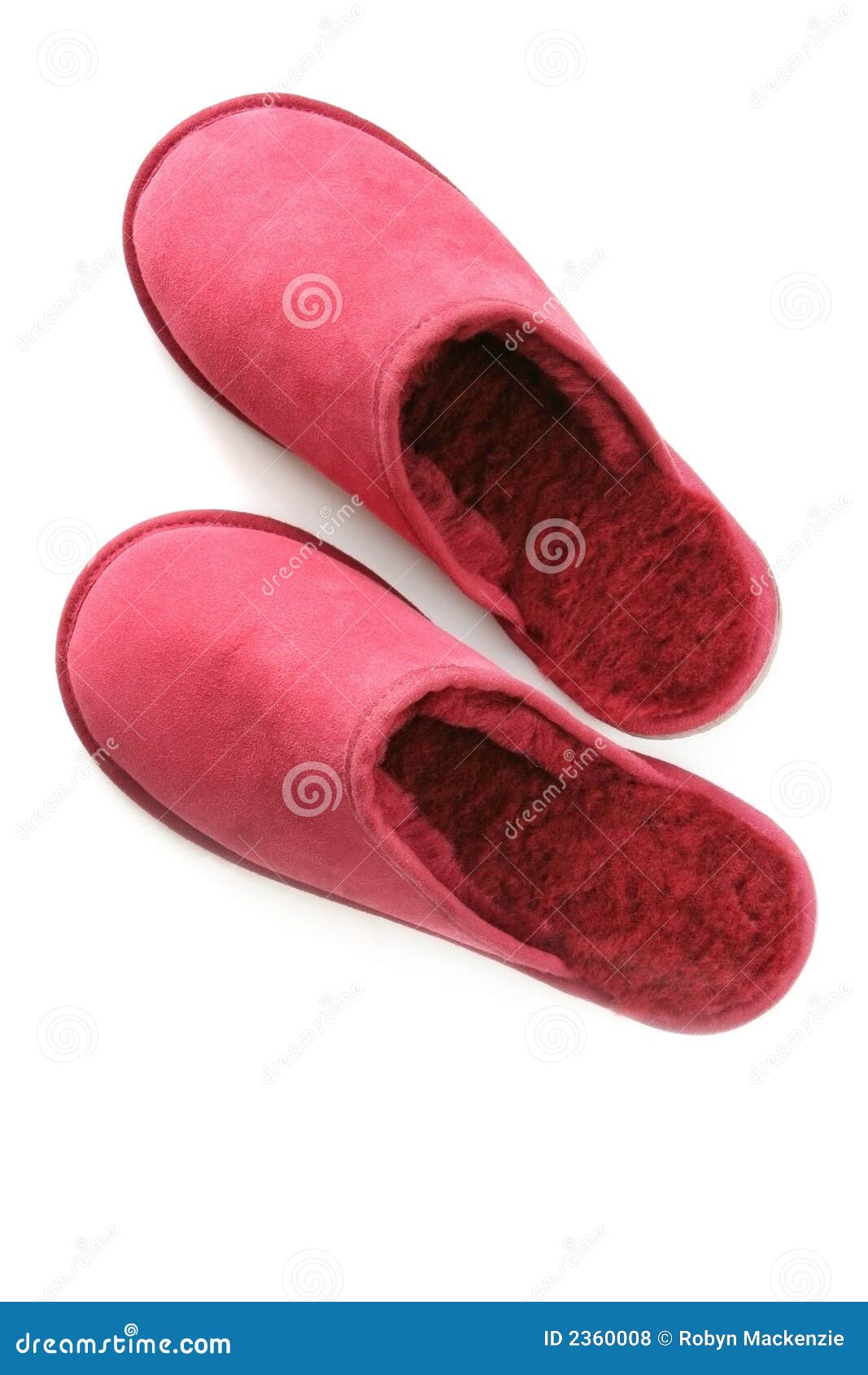 Pink Fluffy Slippers stock photo. Image of feet, soft - 2360008