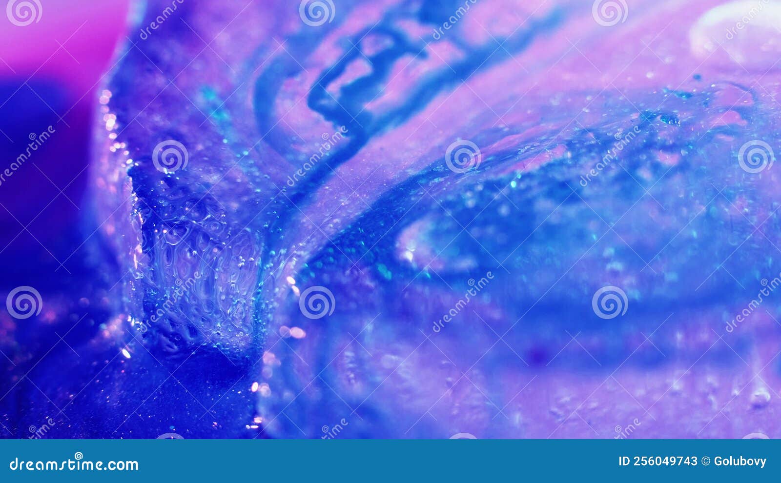 Pink Fluid Ice Flowing Liquid Inks Glacier Melting Stock Video - Video ...