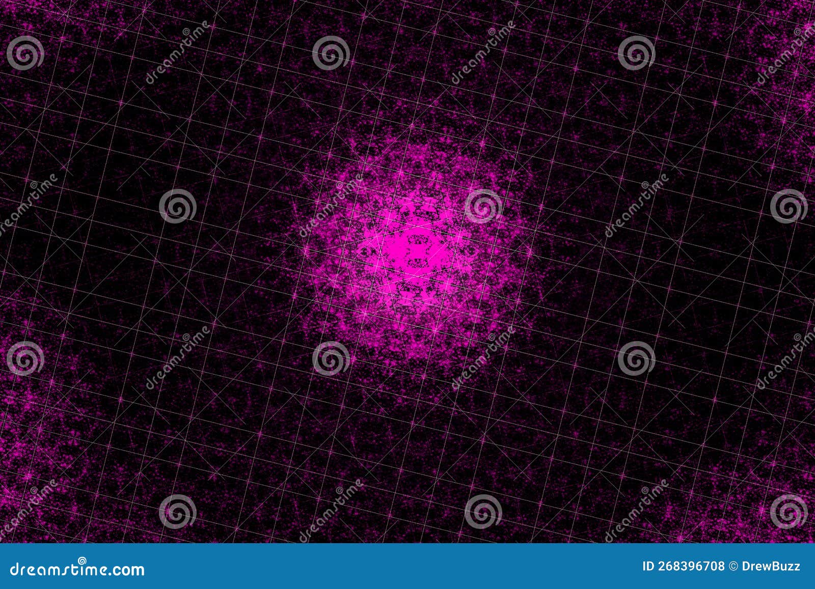 Pink Fractal Crystal Shiny Shape Pattern Light Depth Diagonal ...