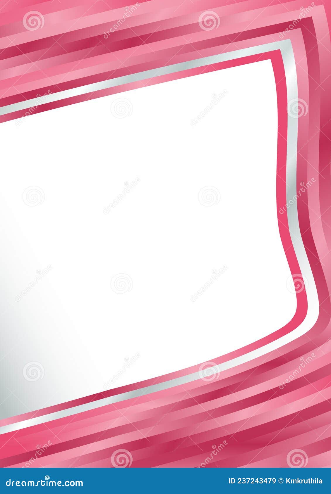 Pink Frame Background with Space for Your Text Vector Art Beautiful ...