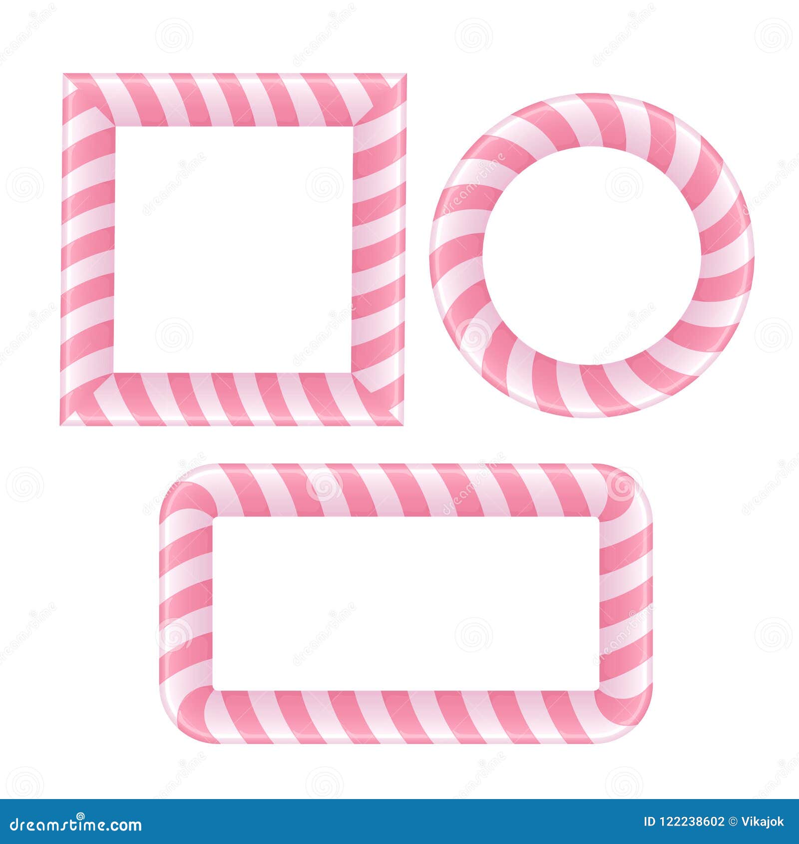 Pink Frame Collection, Candy Frames, Lollipop Boxes, Related Pattern ...