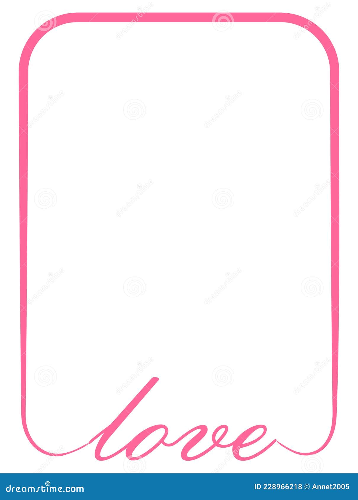 Simple Pink Border Design