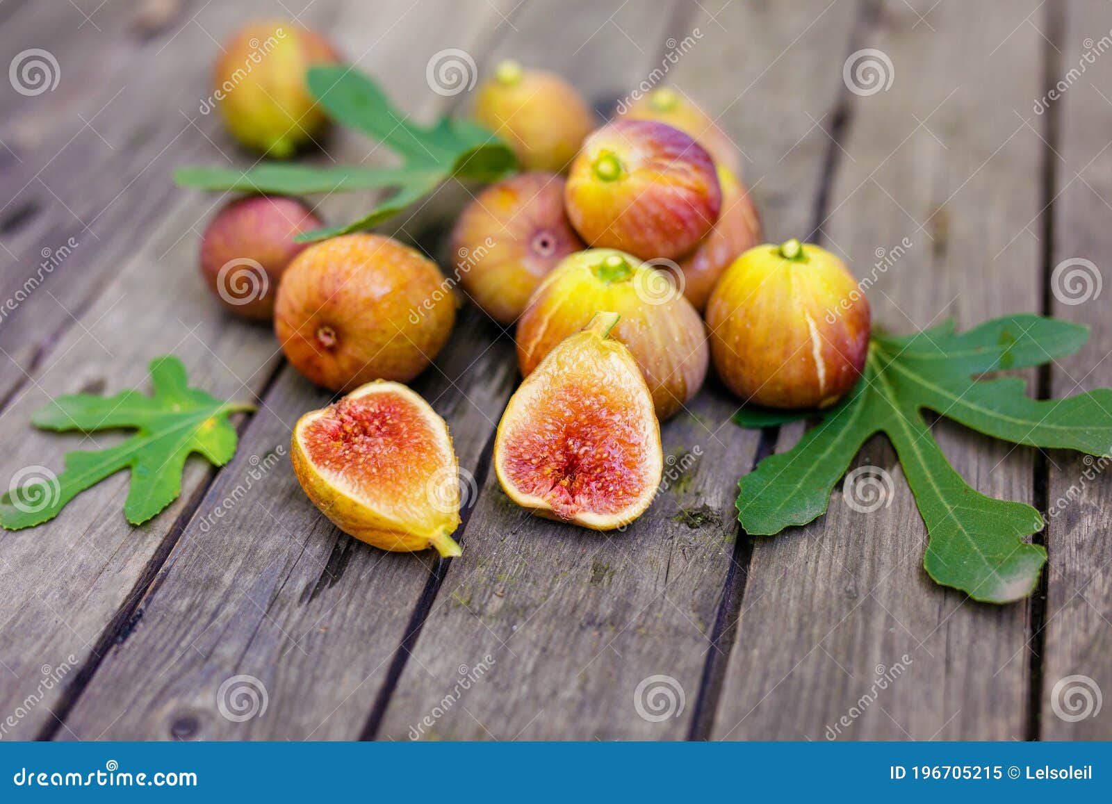 Pink Fresh Figs on the Old Wooden Table Stock Image - Image of nature ...