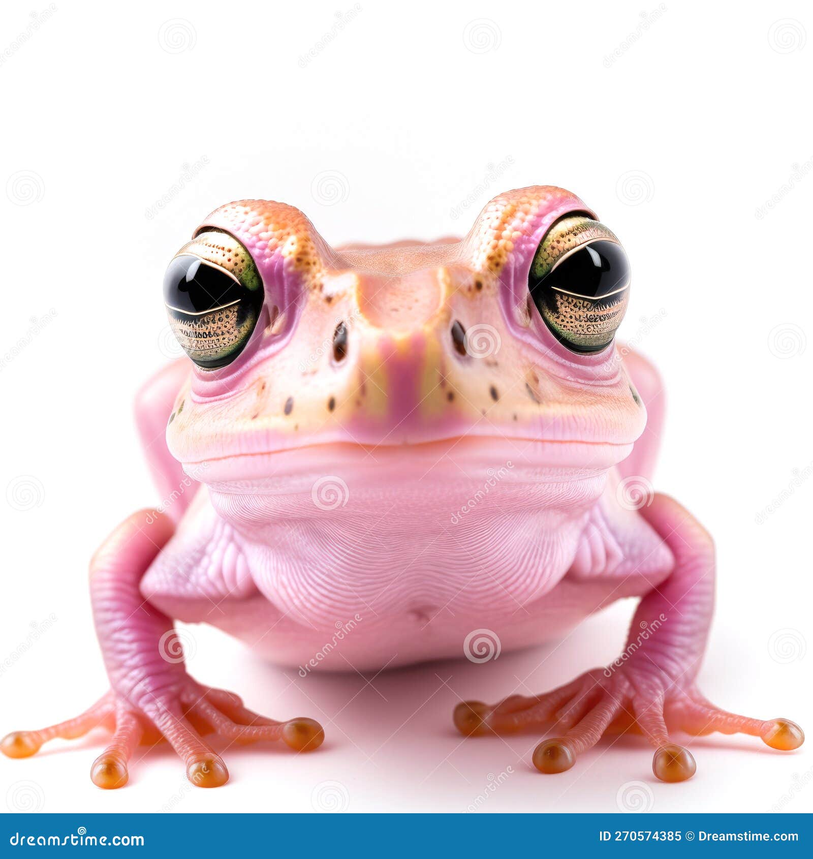 Pink Frog Cartoon Vector | CartoonDealer.com #42853469