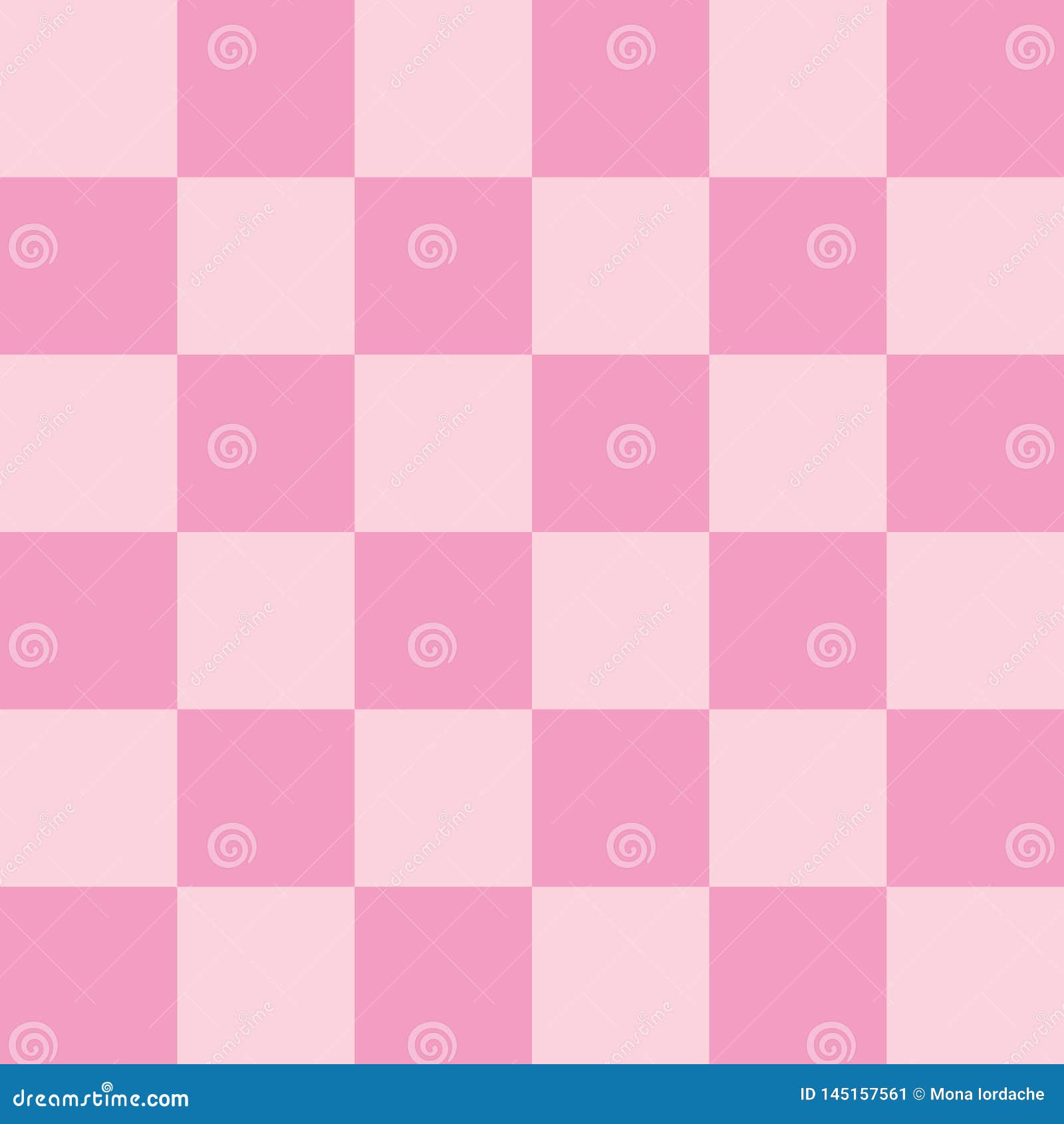 Pink and Fuchsia Checkerboard Squares Seameless Pattern. Stock Vector ...