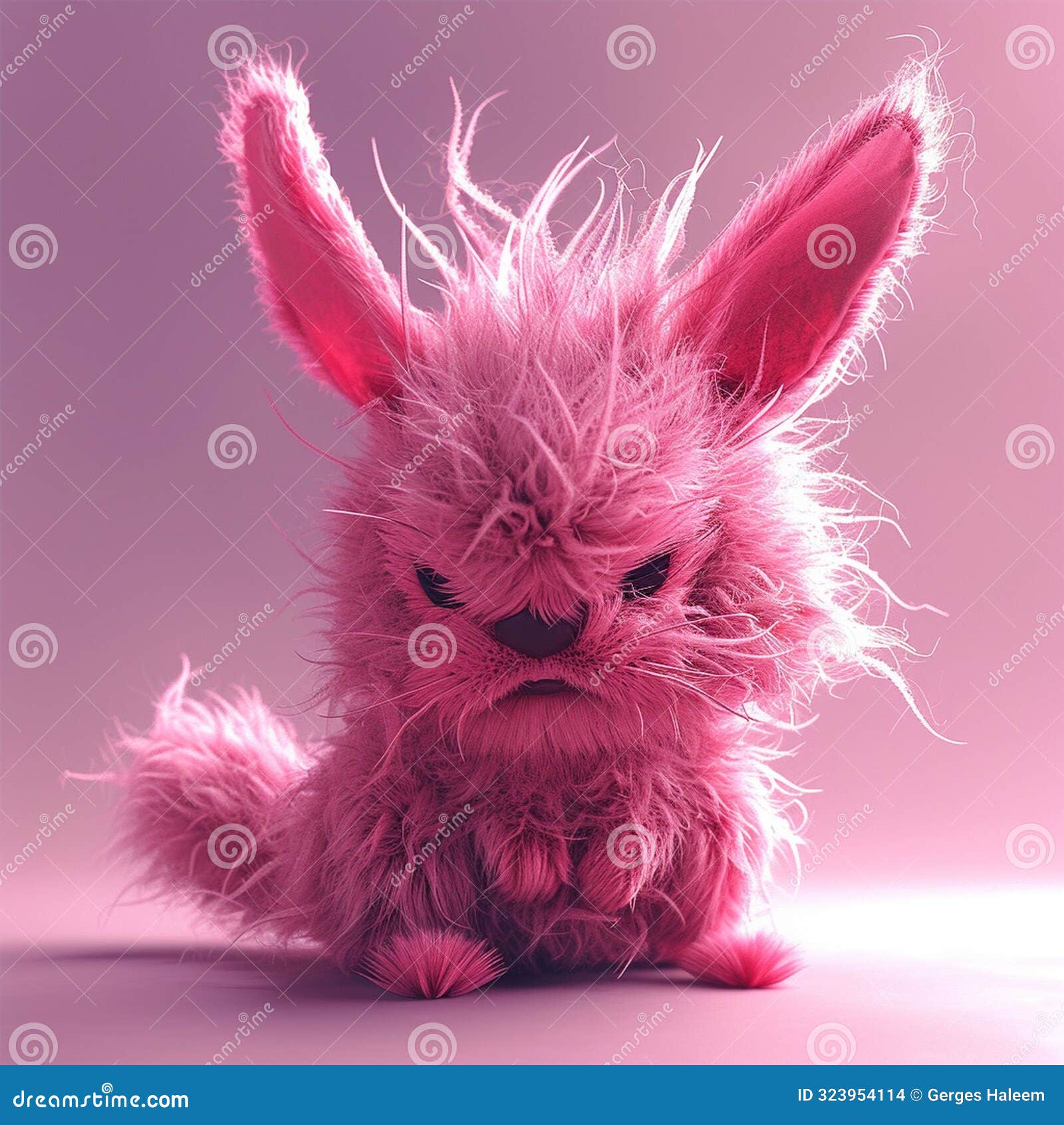 Furry Creature In Forest Royalty-Free Stock Photography | CartoonDealer ...