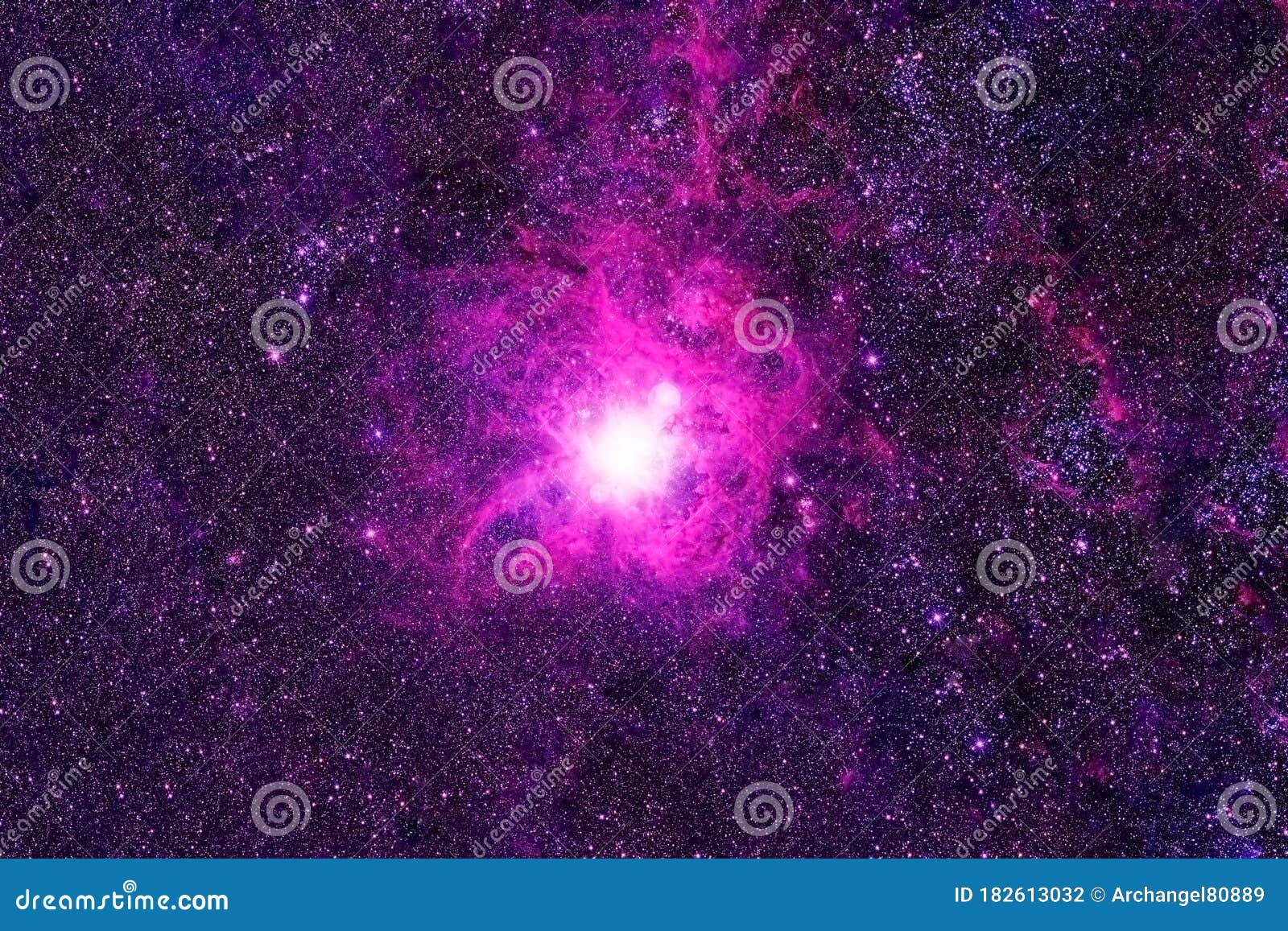 A Pink Galaxy in Deep Space. Elements of this Image Were Furnished by ...