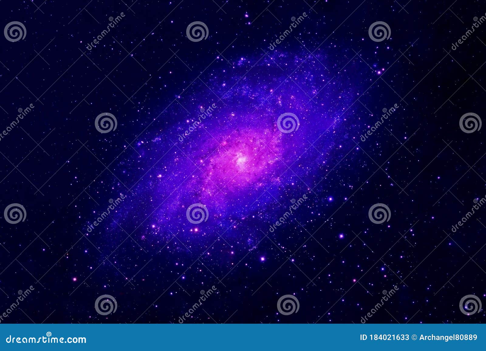 A Pink Galaxy in Deep Space. Elements of this Image Were Furnished by ...