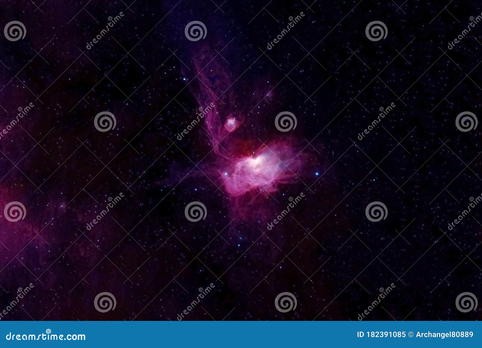 A Pink Galaxy in Deep Space. Elements of this Image Were Furnished by ...