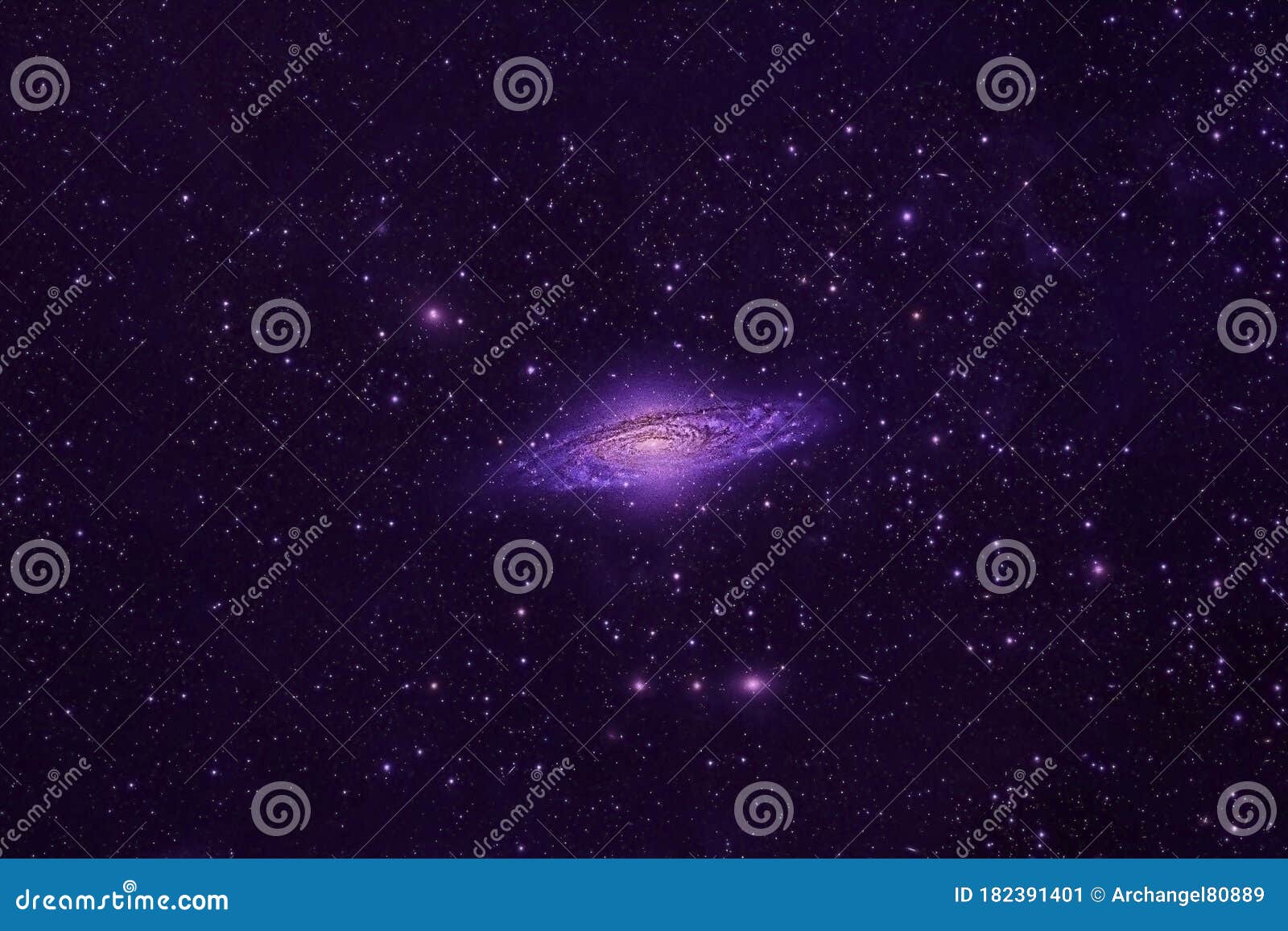 A Pink Galaxy in Deep Space. Elements of this Image Were Furnished by ...