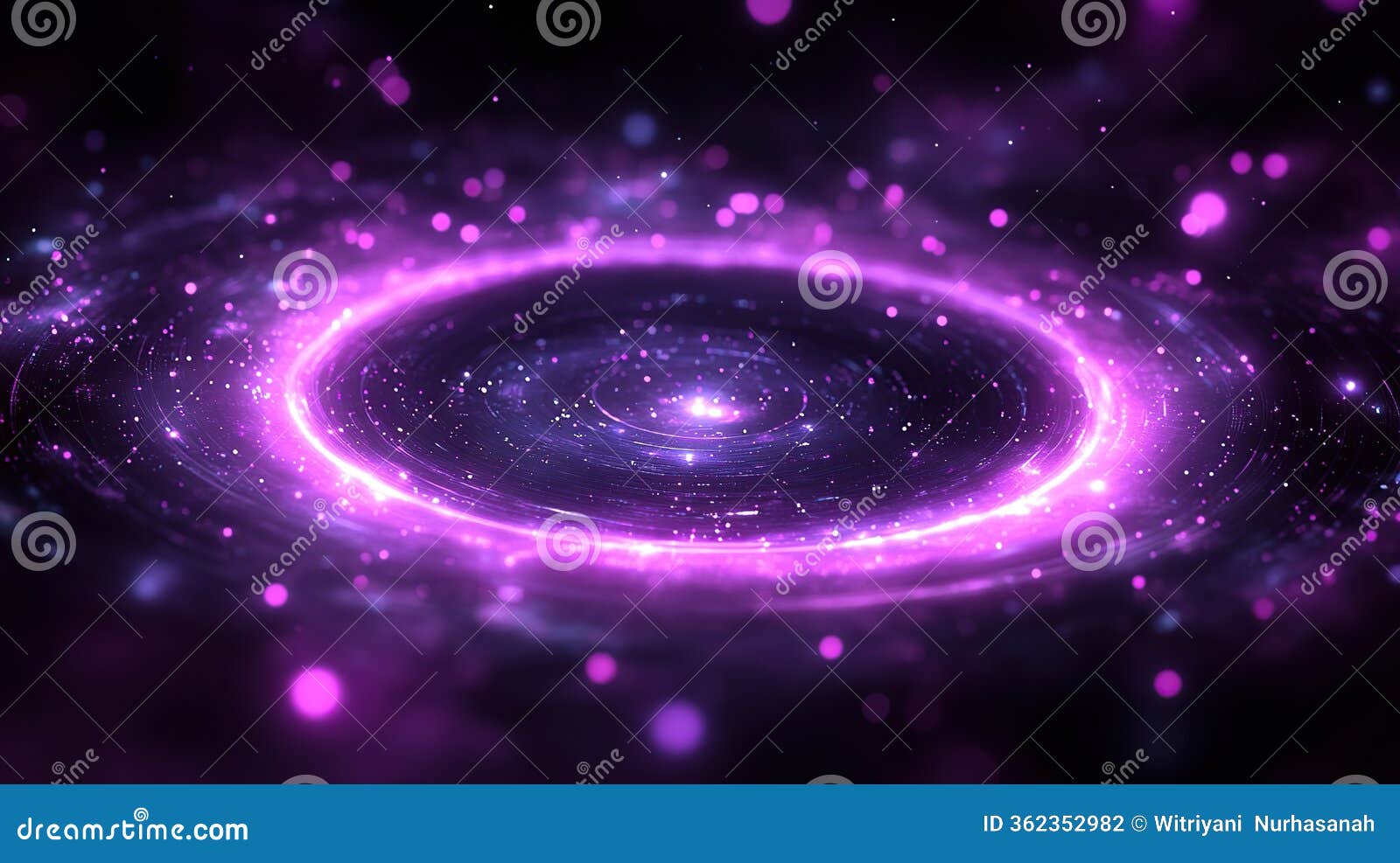 Pink Galaxy Swirl Space Background Cosmic Art Stock Photo - Image of ...