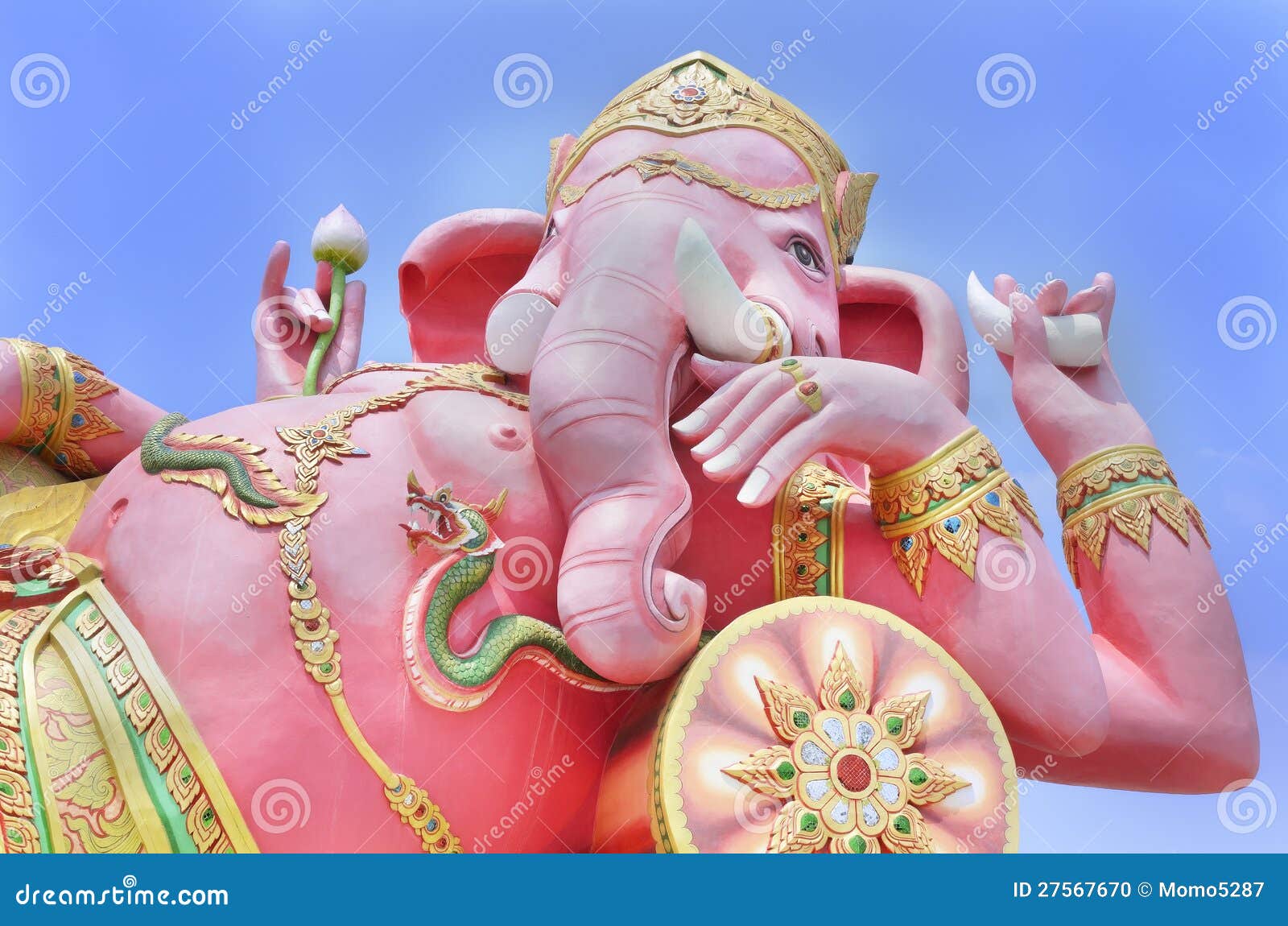Pink ganesh stock photo. Image of cloud, heaven, icon - 27567670