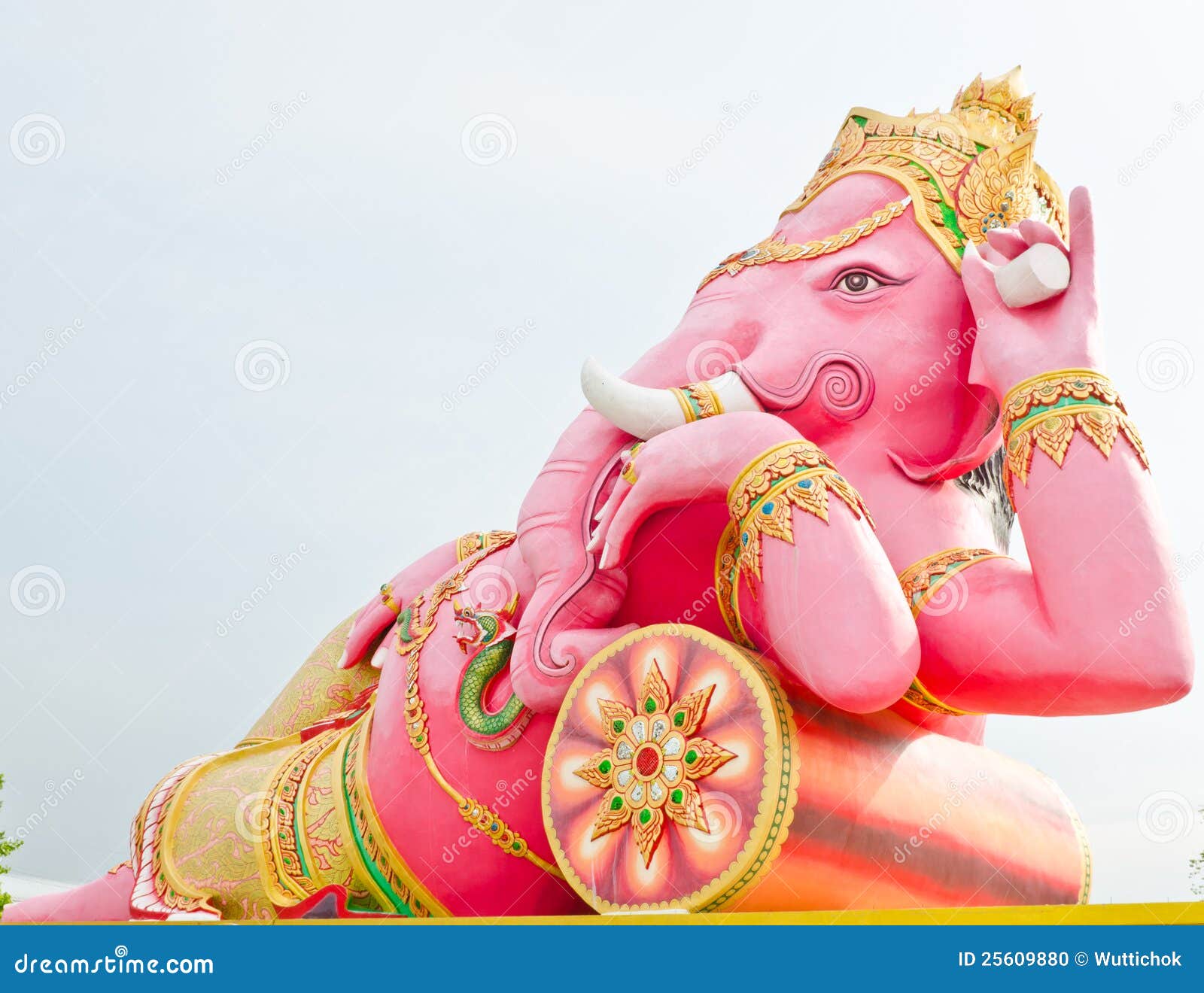 Pink ganesha statue stock photo. Image of colorful, ganapati - 25609880