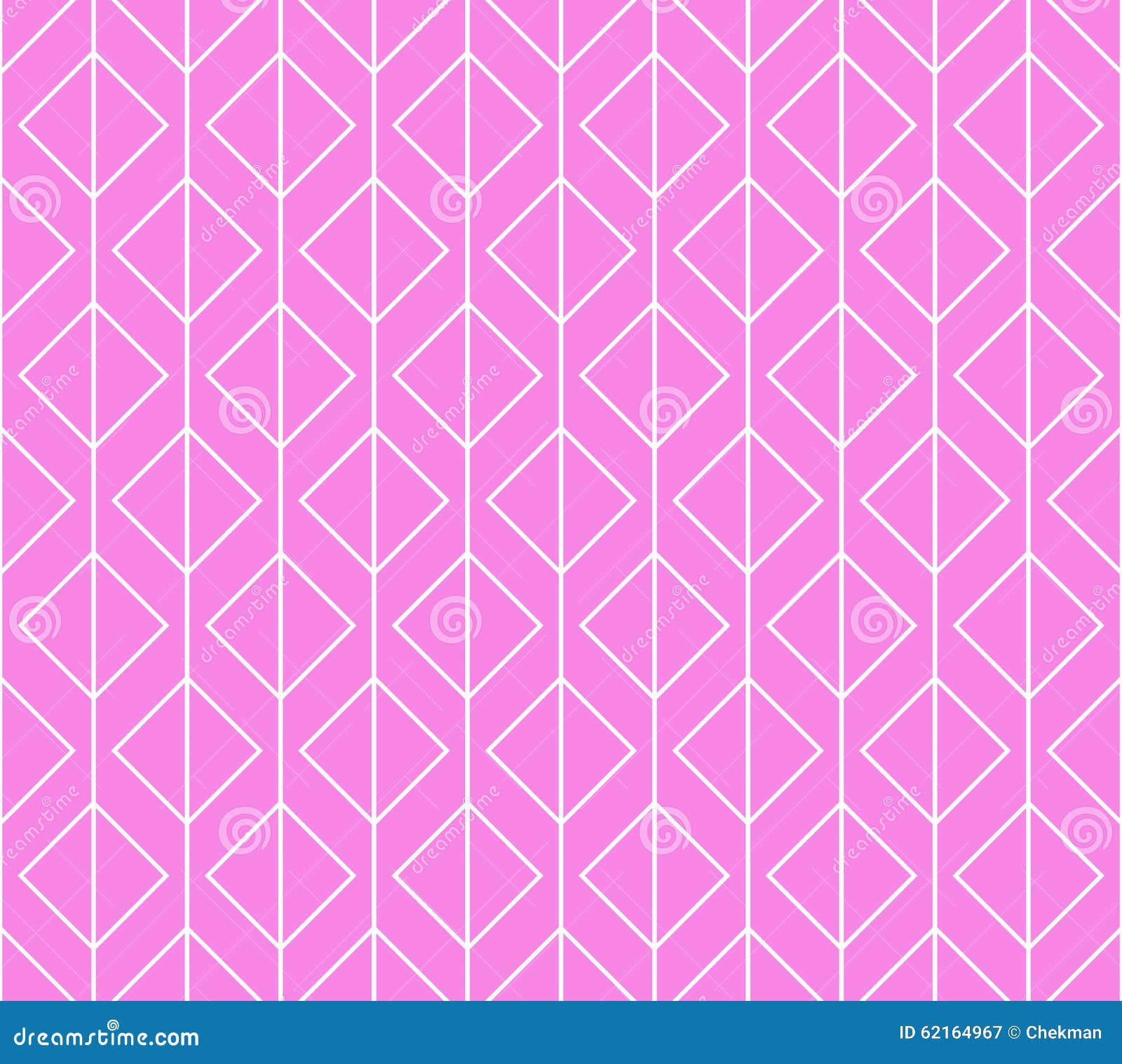 Pink Geometric Seamless Pattern Stock Illustration - Illustration of ...