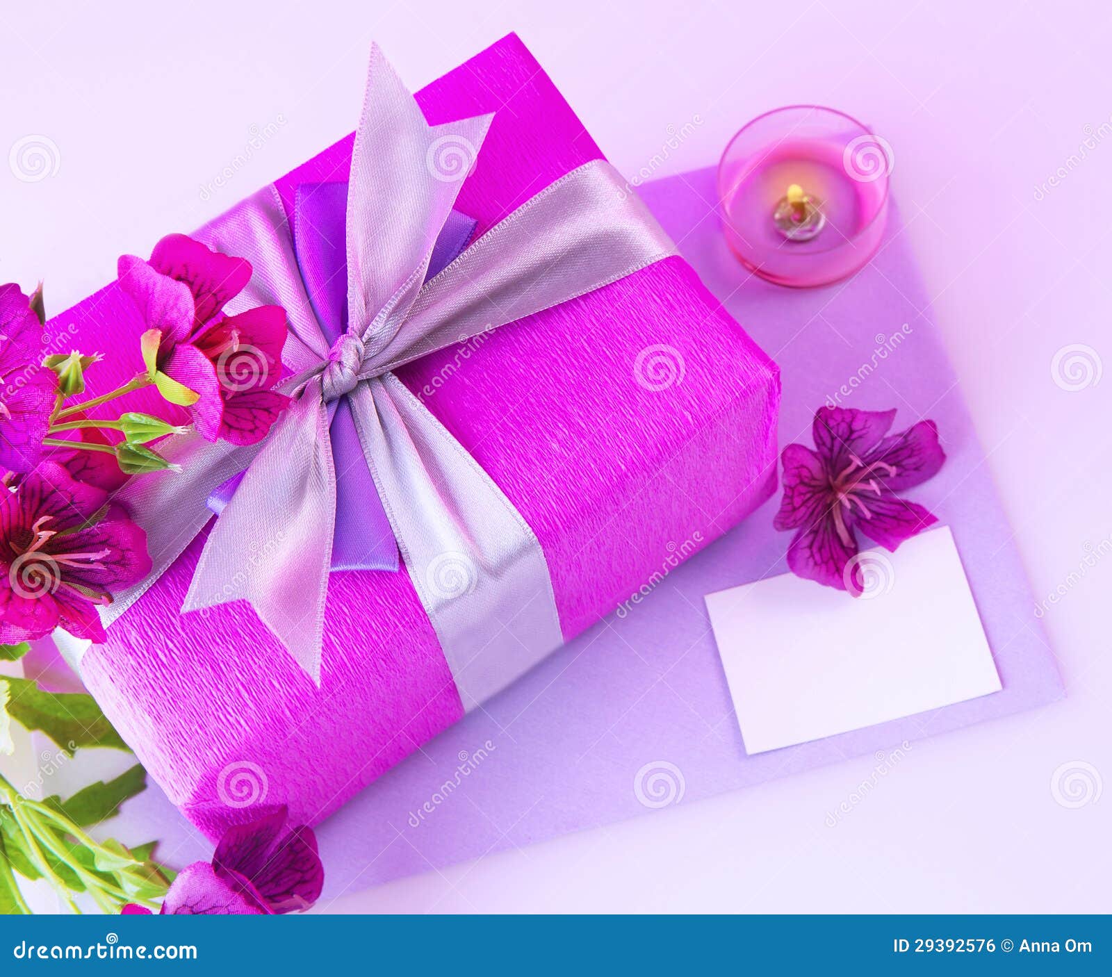 Pink gift box stock photo. Image of beautiful, celebration - 29392576