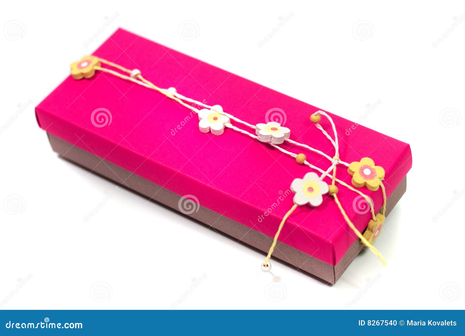 Pink gift box stock photo. Image of closeup, birthday - 8267540