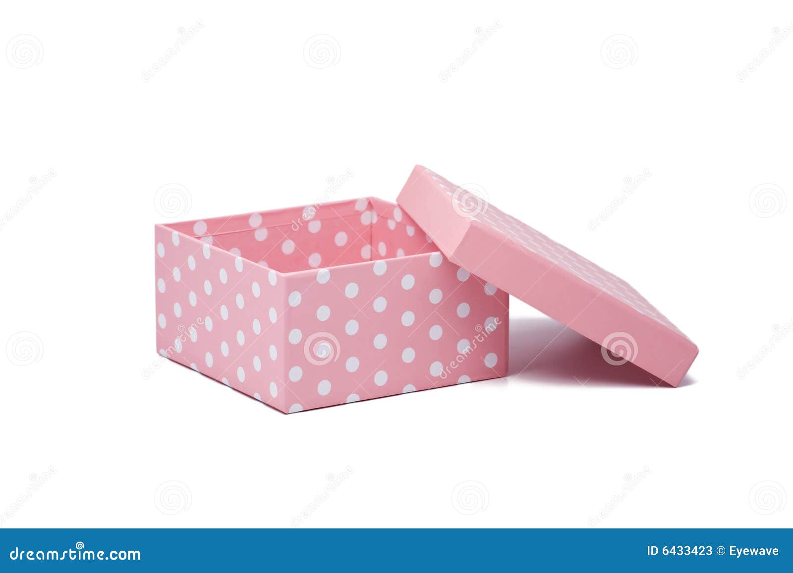 Pink Gift Box Isoalted on White Stock Image - Image of birthday, open ...