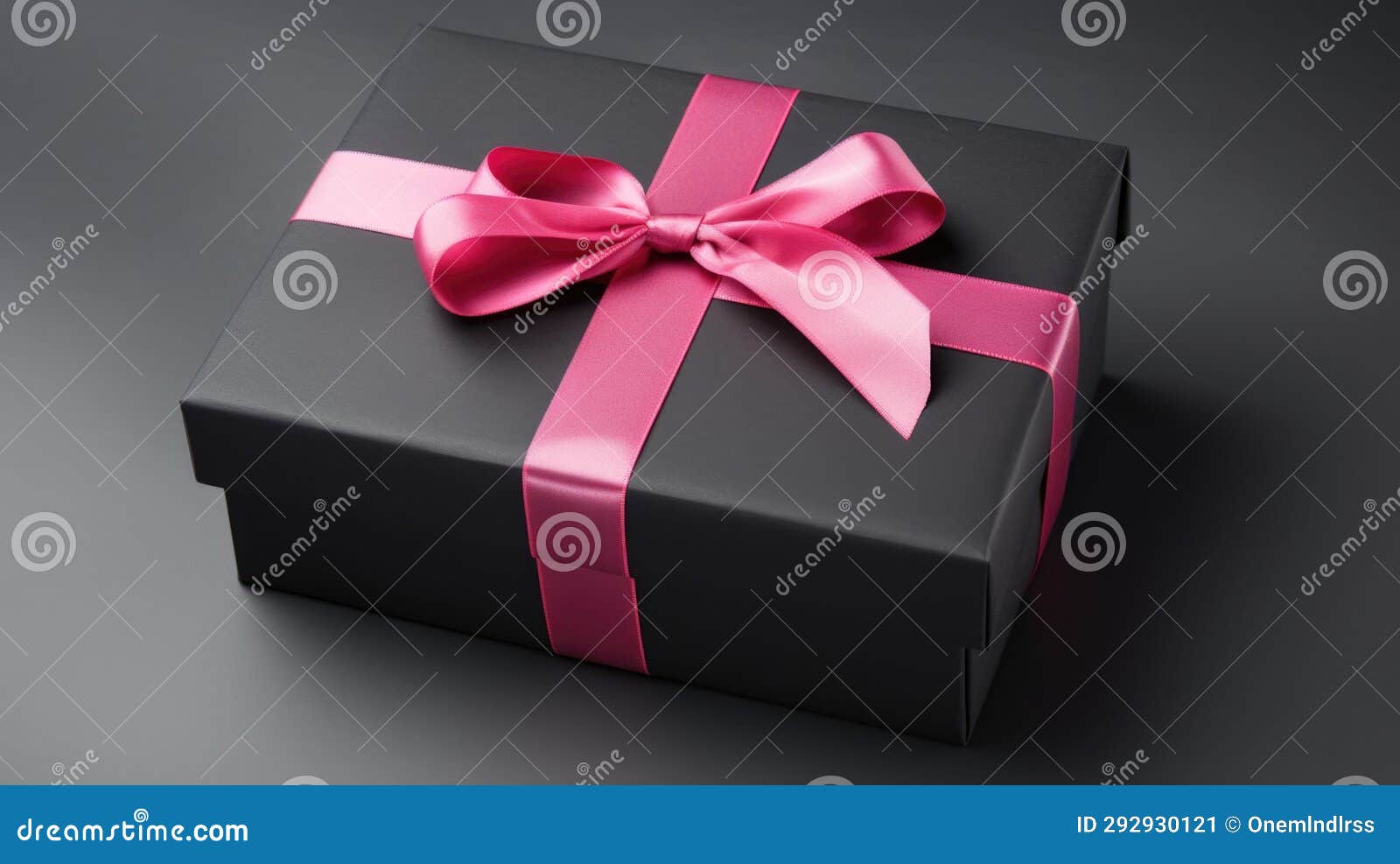 Pink Gift Box with Ribbon and Bow Stock Image - Image of birthday, wrap ...