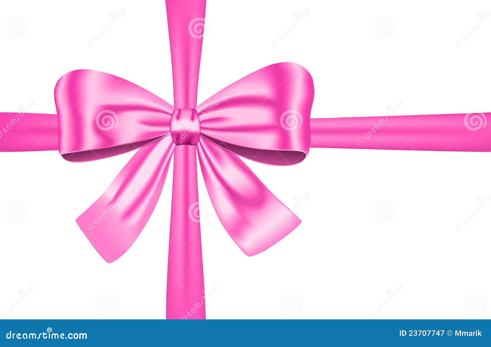 Pink gift ribbon with bow stock vector. Illustration of birthday - 23707747