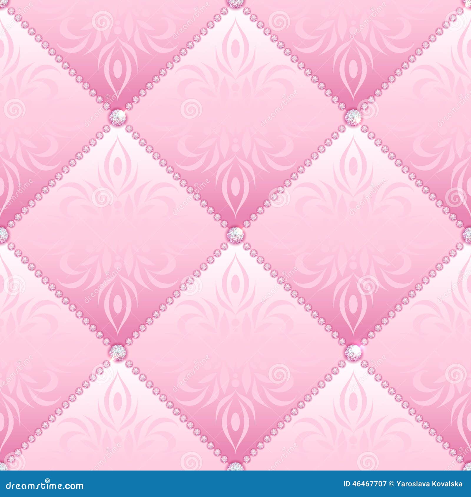 Pink Quilted Background