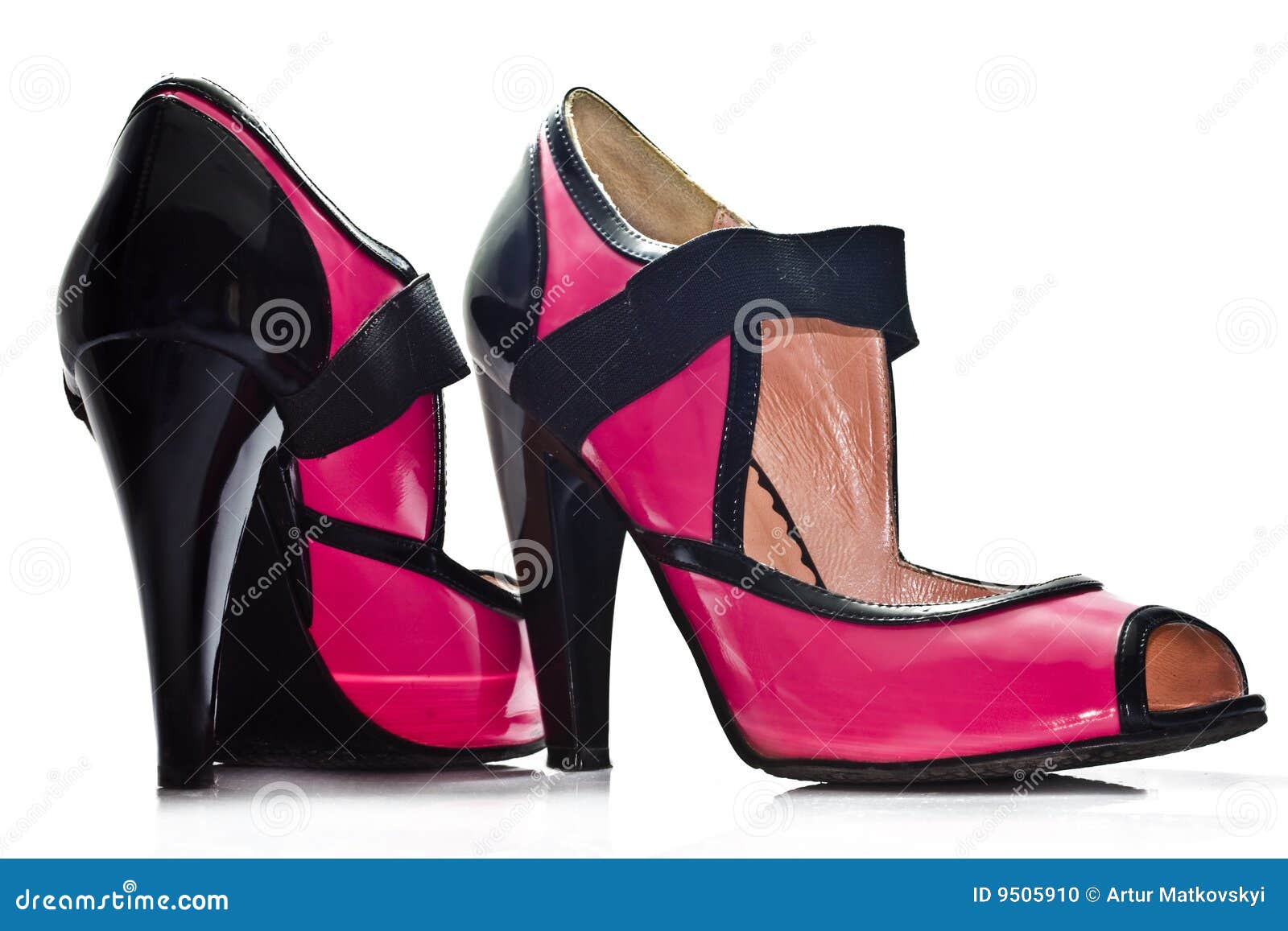 Pink glamour shoes stock photo. Image of female, desire - 9505910