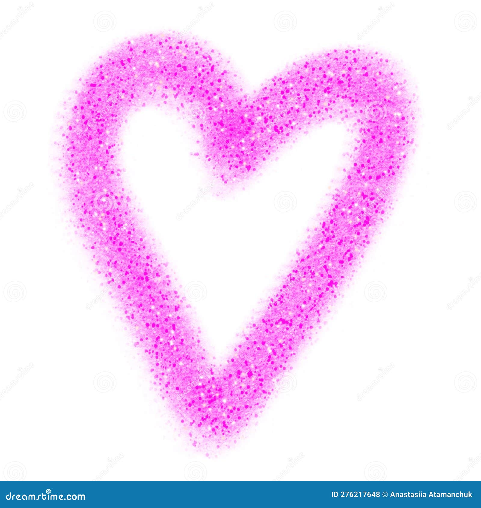 Pink Glitter Spot. Abstract Spot Pink Glitter Stock Illustration ...