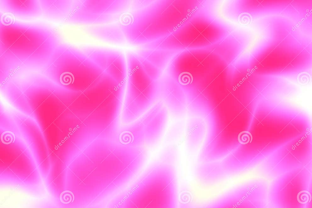 Pink Glowing Multidimensional Plasma Force Field. Abstract Glowing ...