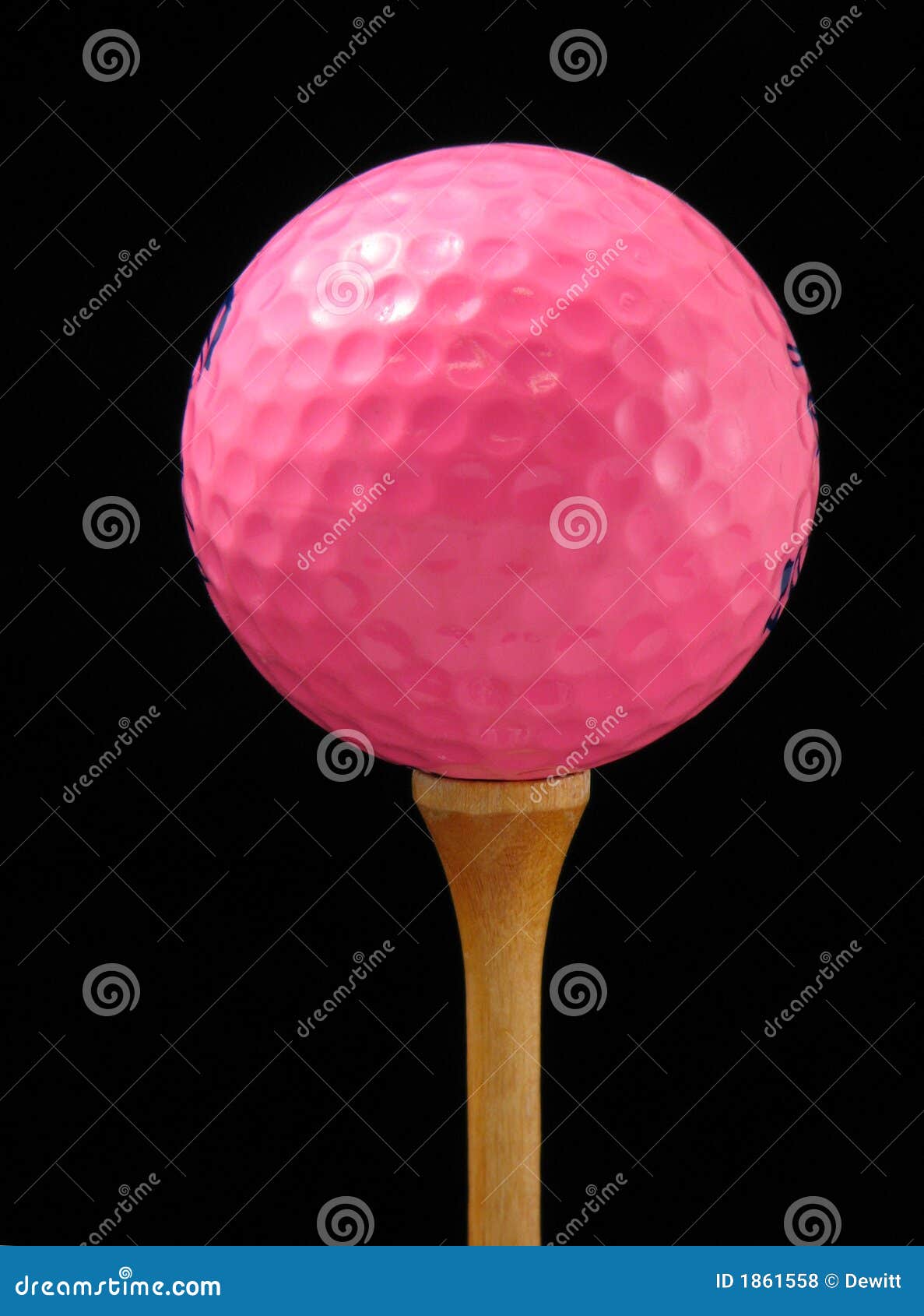 Pink golf ball stock photo. Image of ladies, lady, activity - 1861558