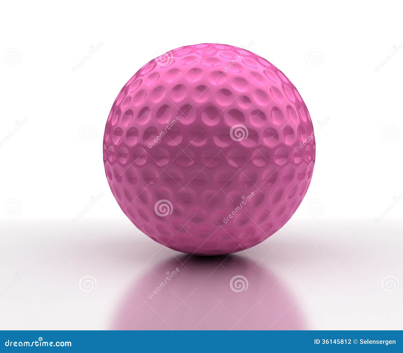 Pink Golf Bag With Putters In It, Hand Drawn Doodle Sketch With ...