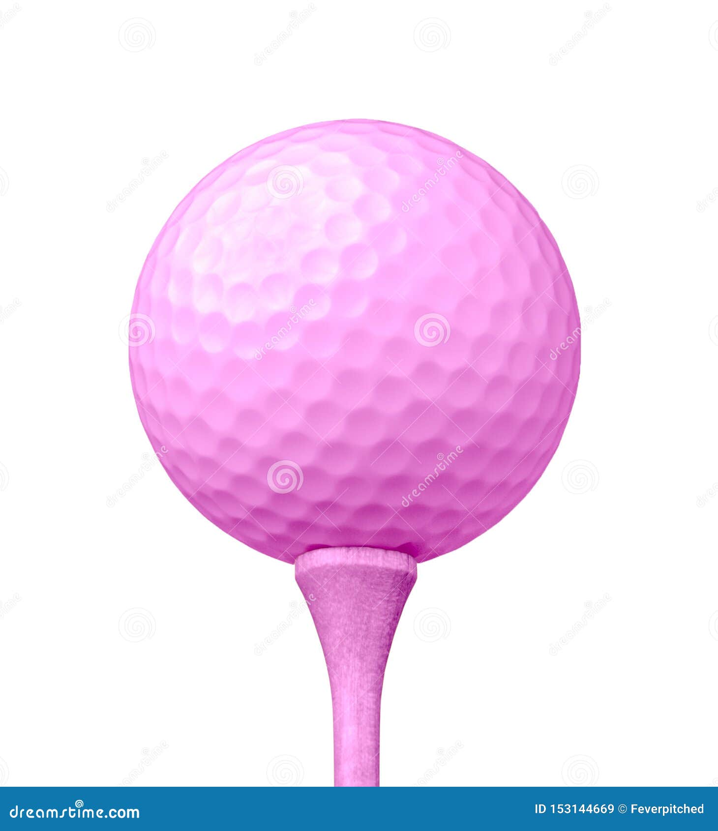 Pink Golf Ball In A Bunker Royalty-Free Stock Photography ...