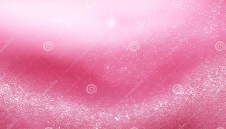 Pink Gradient Blending with Silver Glitter, Creating an Elegant and ...