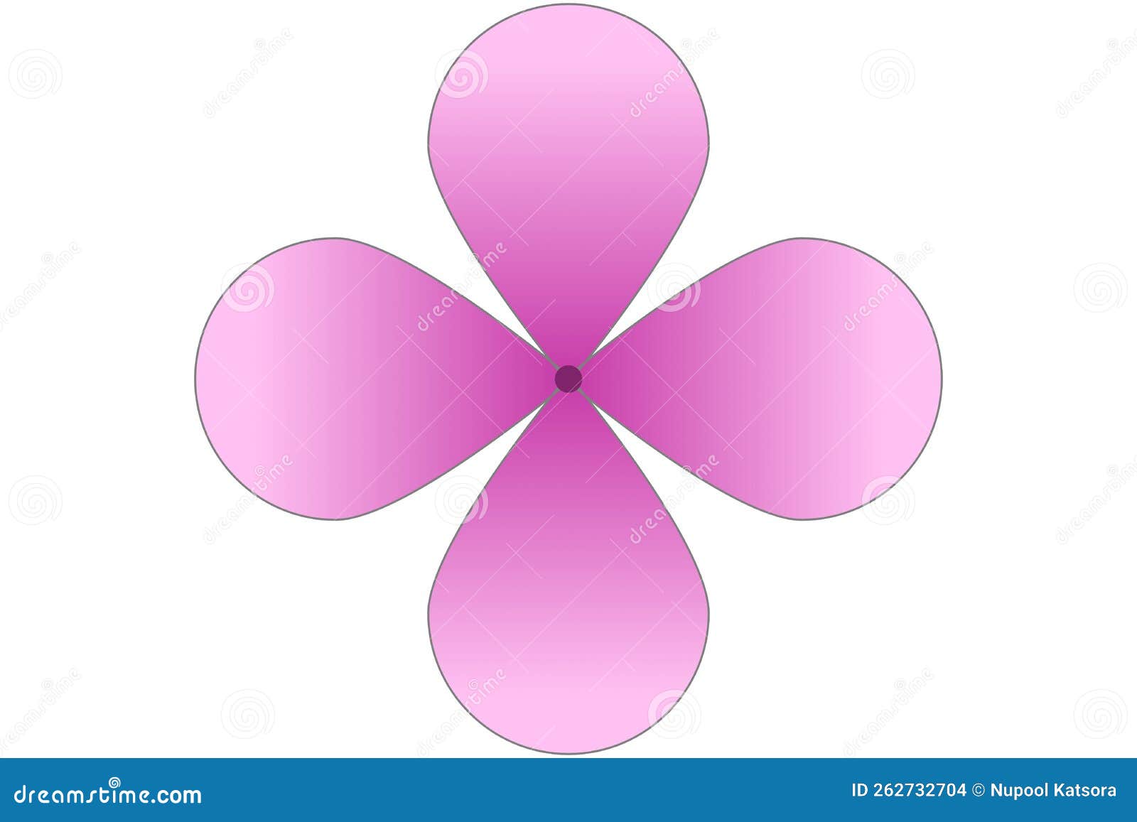 Pink gradient flower stock illustration. Illustration of flower - 262732704