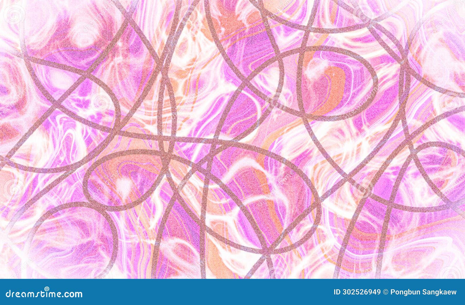 Pink Grain Texture and Black Line Stock Image - Image of geological ...