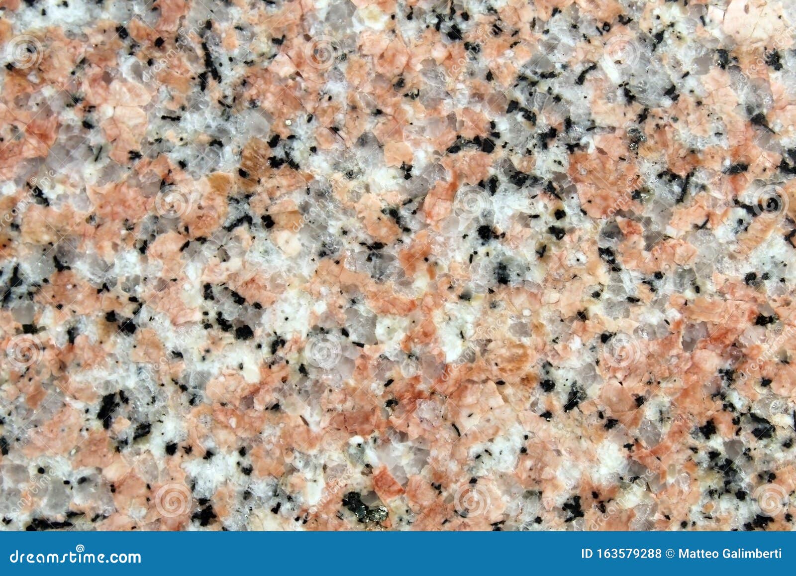 Pink Granite Rock Polished Surface Stock Photo - Image of stone ...