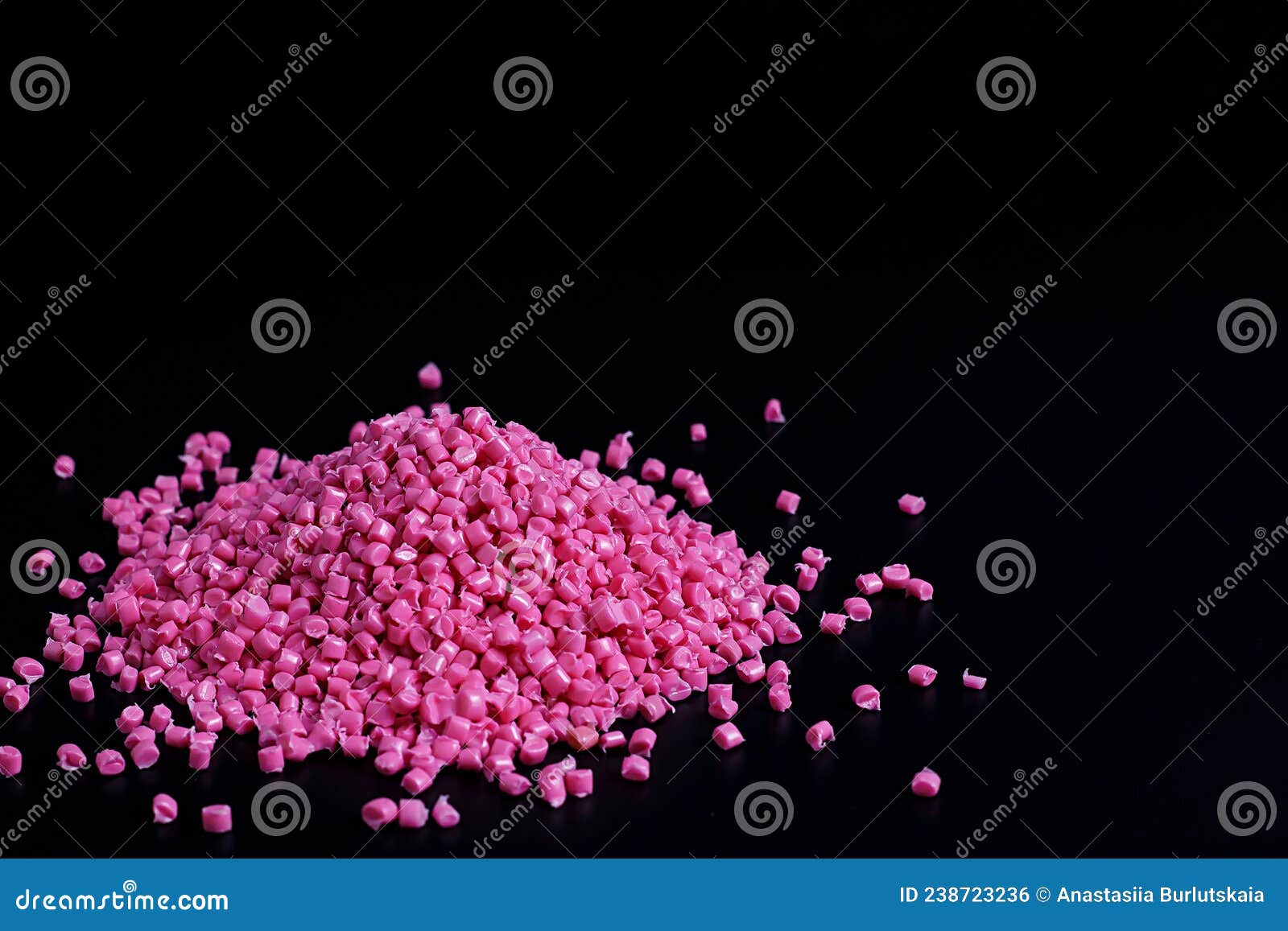 Pink Granules of Polypropylene, Polyamide. Background. Plastic and ...