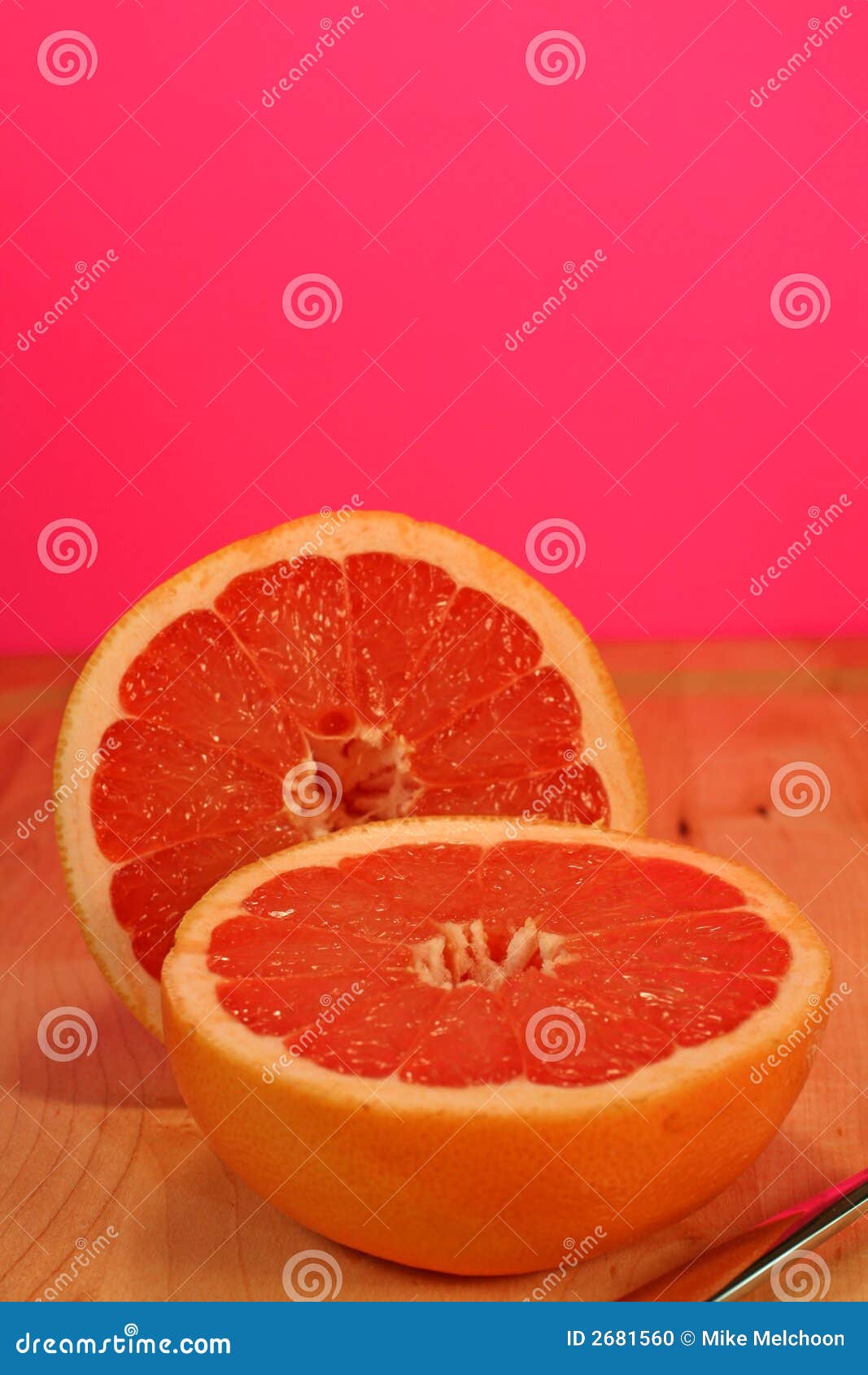 Pink Grapefruit stock photo. Image of ripened, delicious - 2681560
