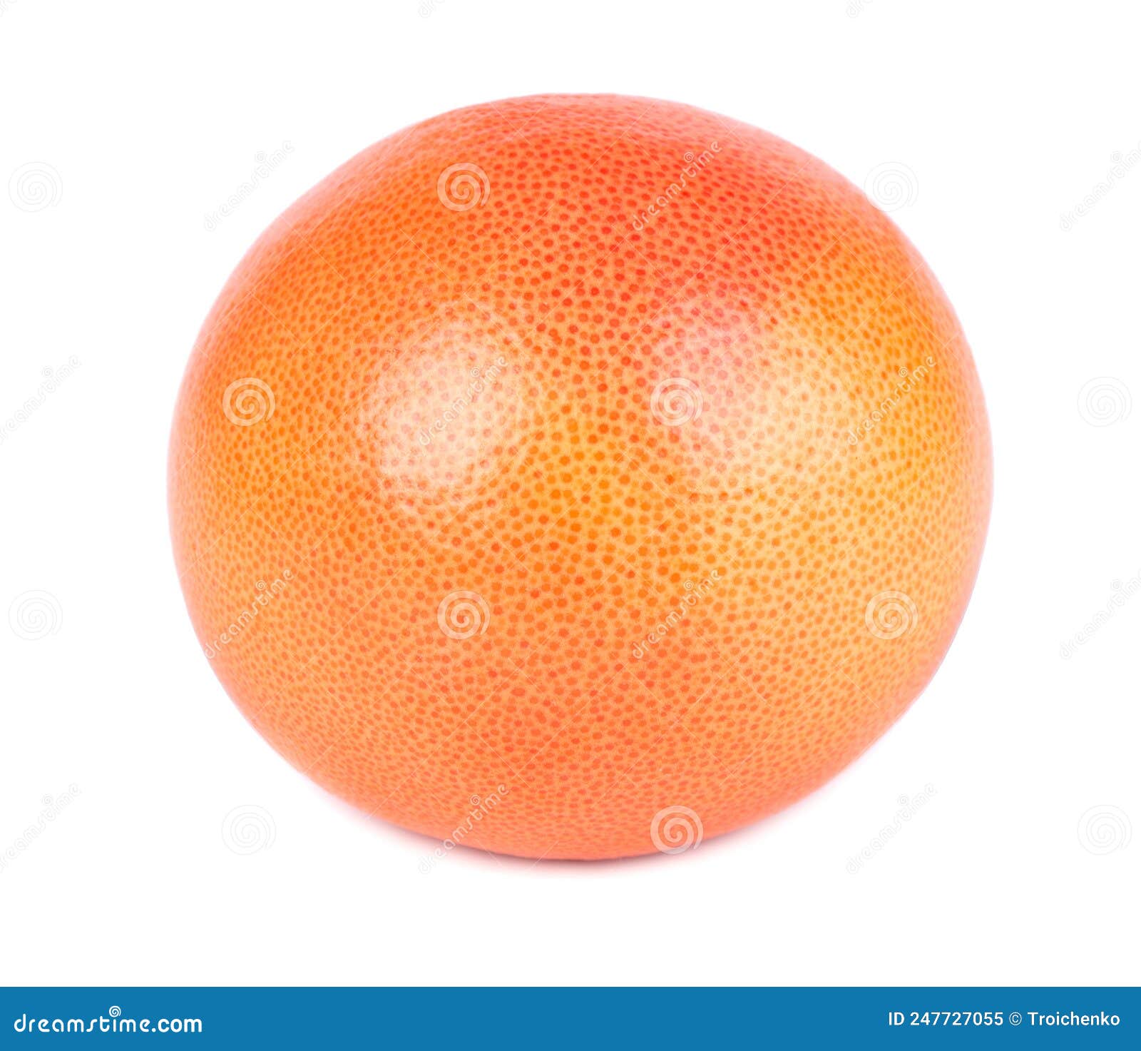 Pink Grapefruit Isolated on White Background. Fresh Grapefruit. Stock ...