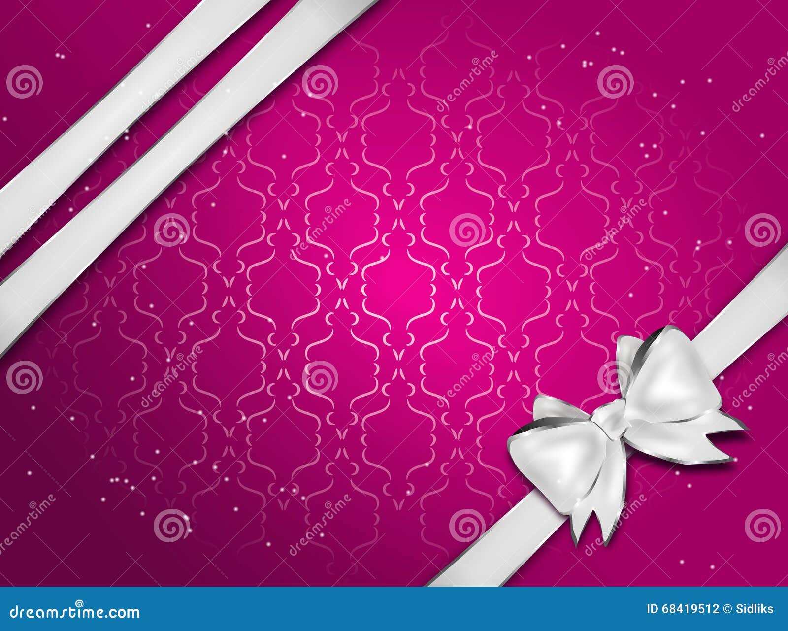 Pink greeting card stock illustration. Illustration of cartoon - 68419512