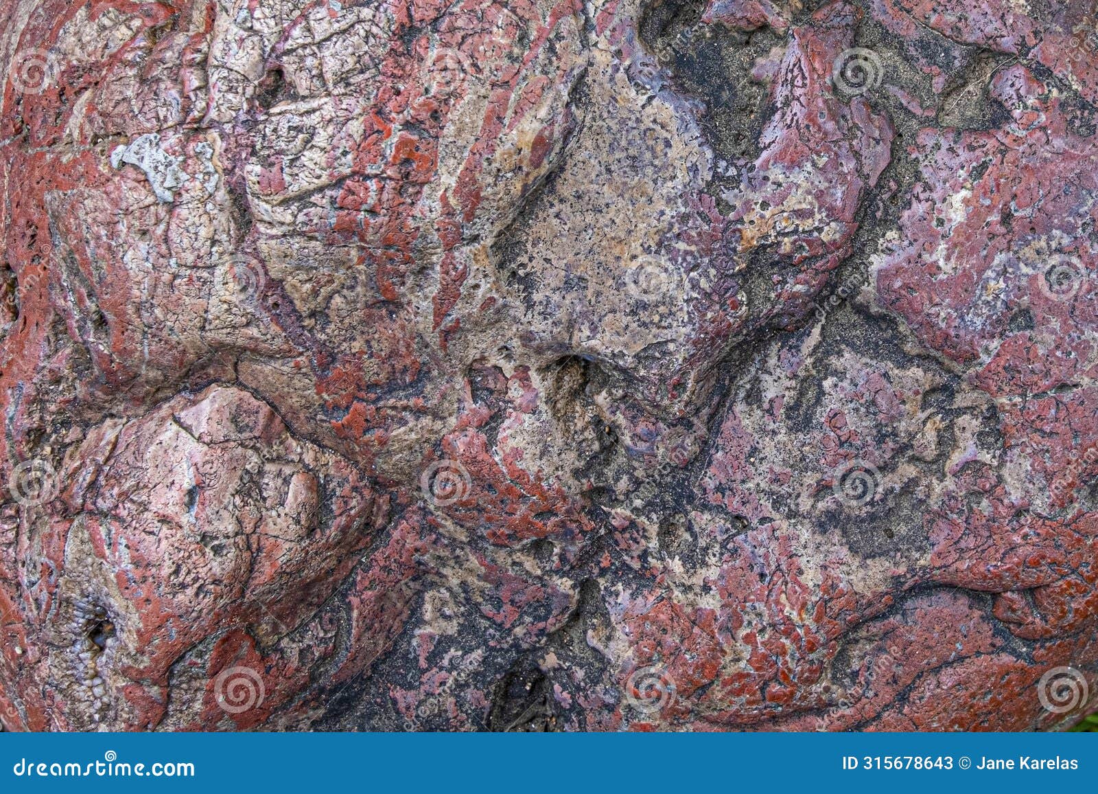 Pink and Grey Boulder Stone Grunge Texture Stock Image - Image of heavy ...